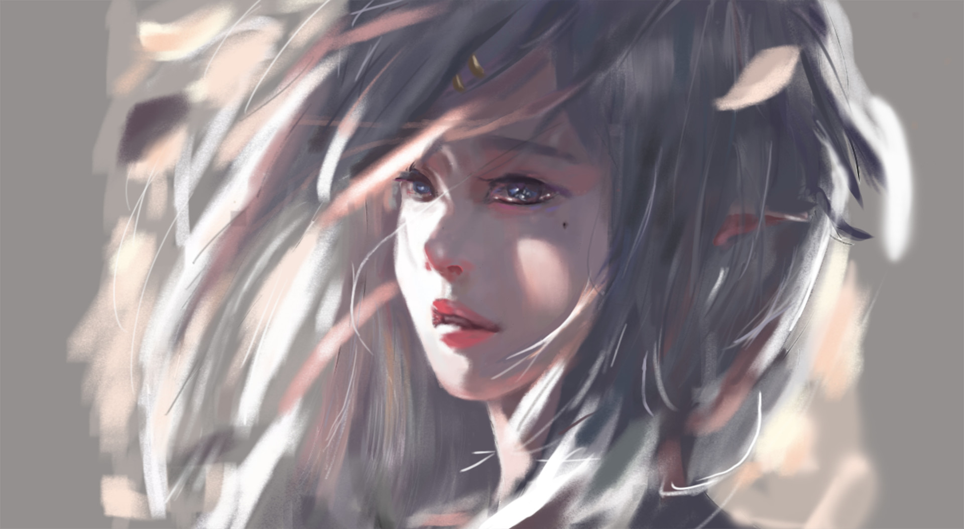 ArtStation - copy from wlop! Ice princess( WLOP photo study)