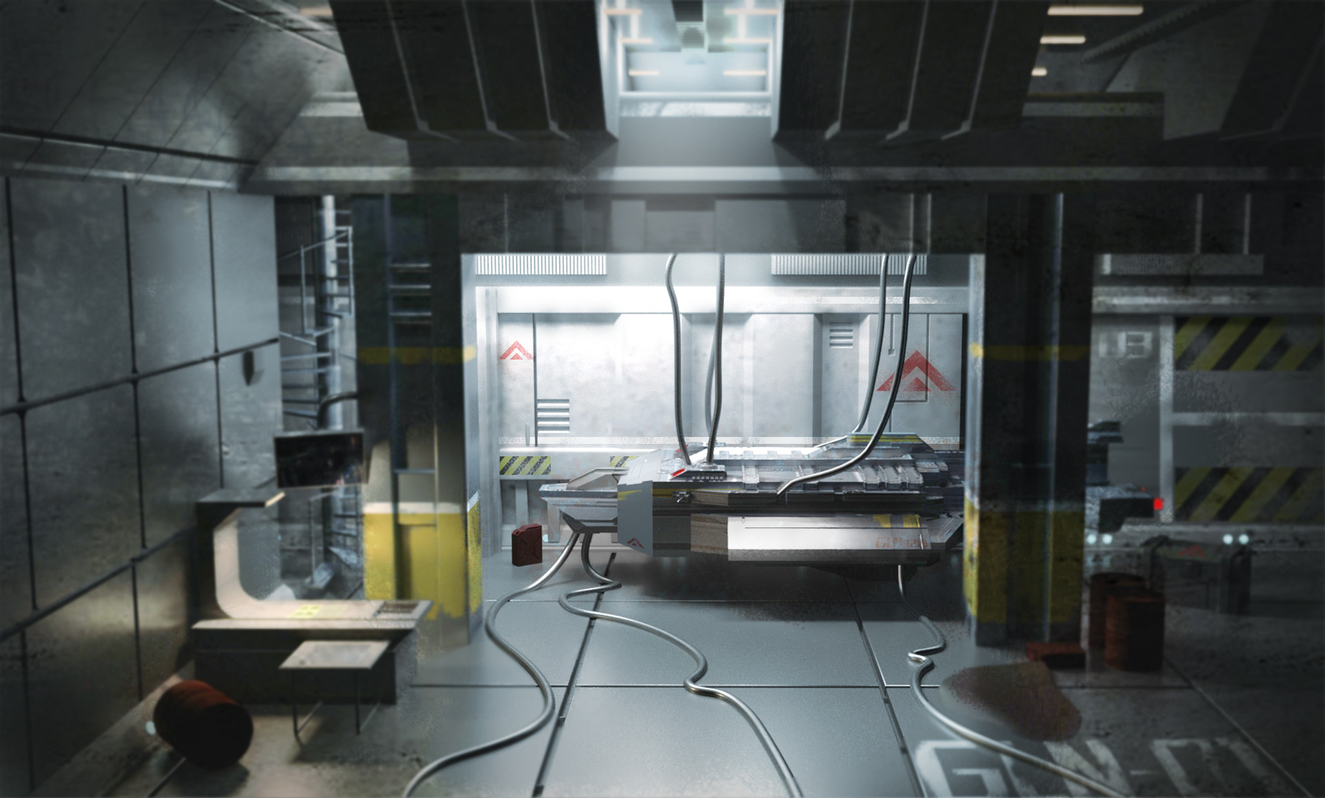 ArtStation - A corner of the factory