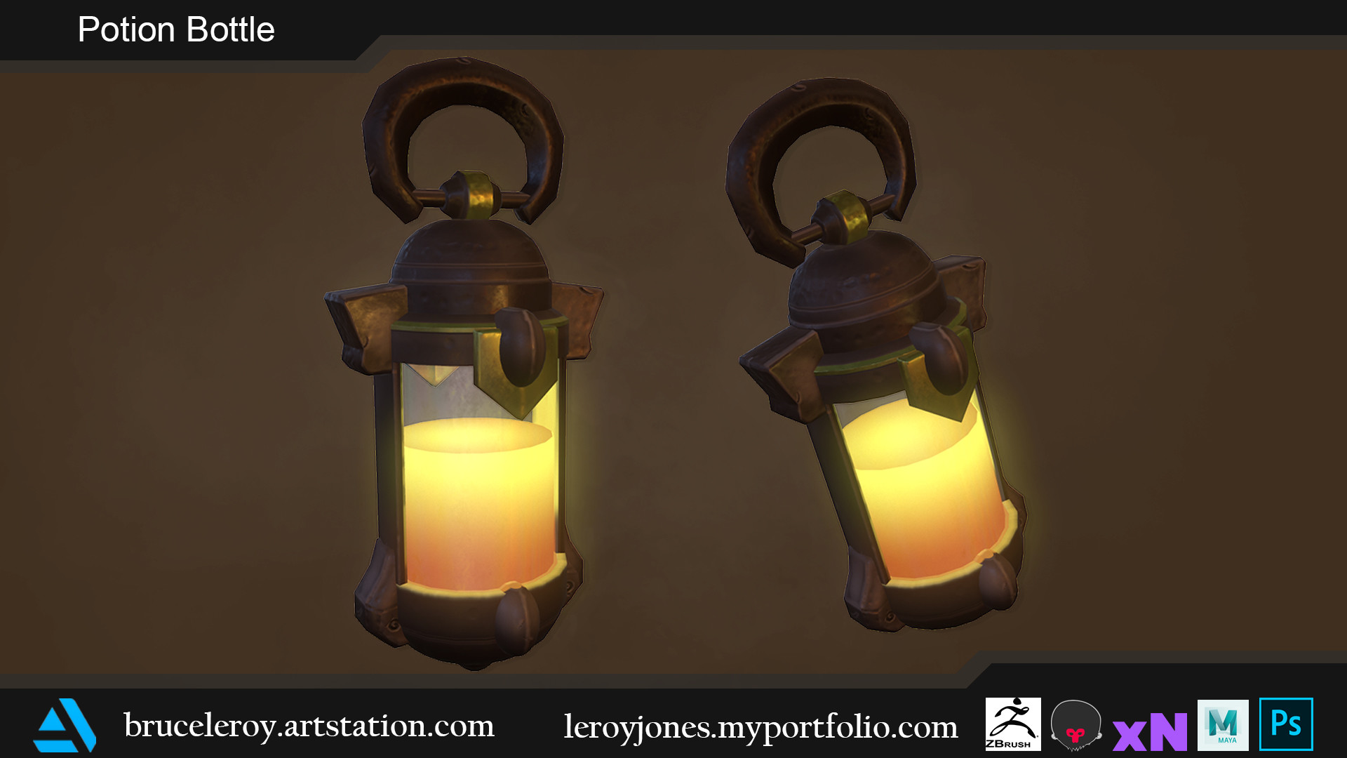 ArtStation - Potion Bottle