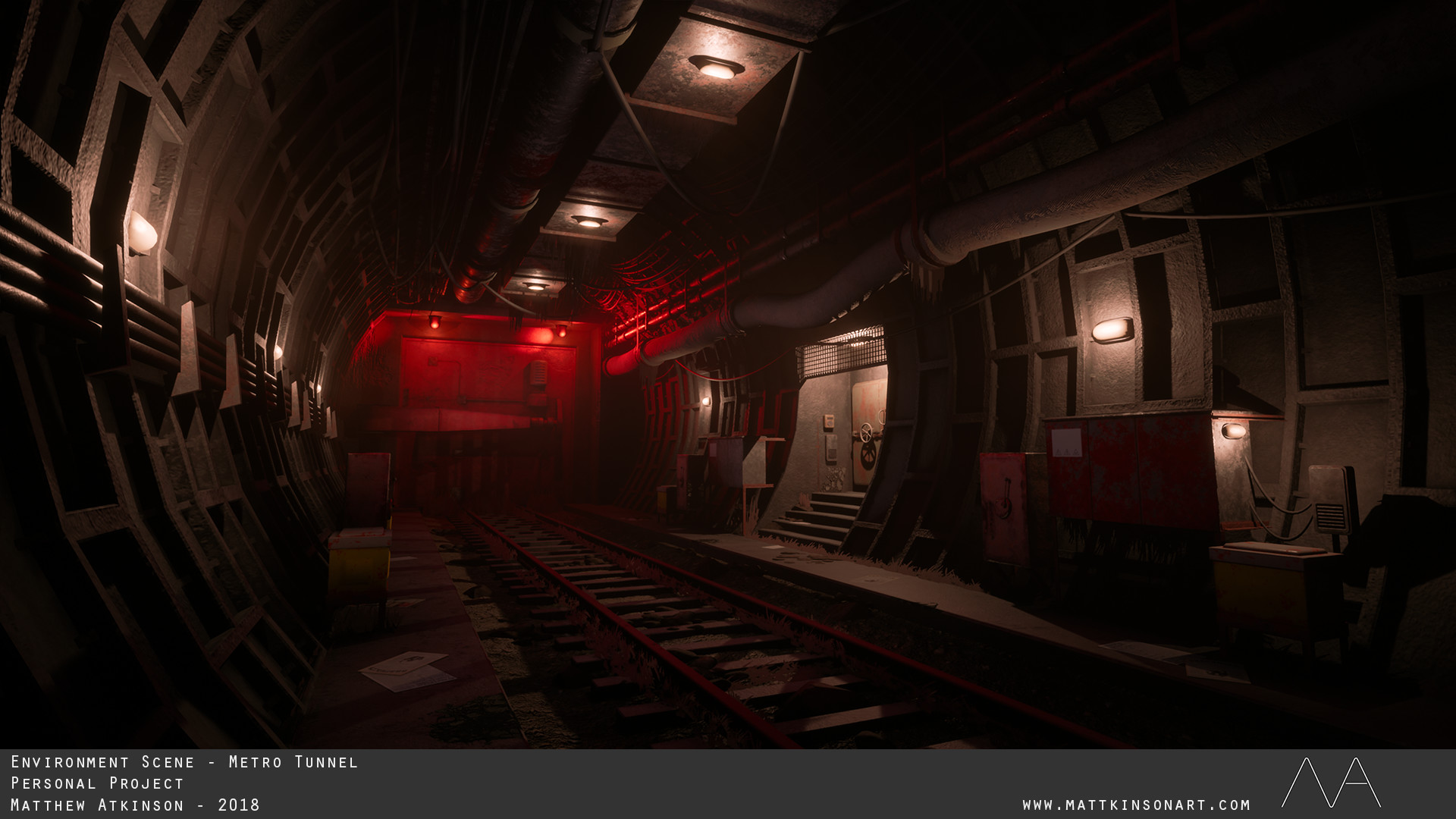 ArtStation - Metro Tunnel