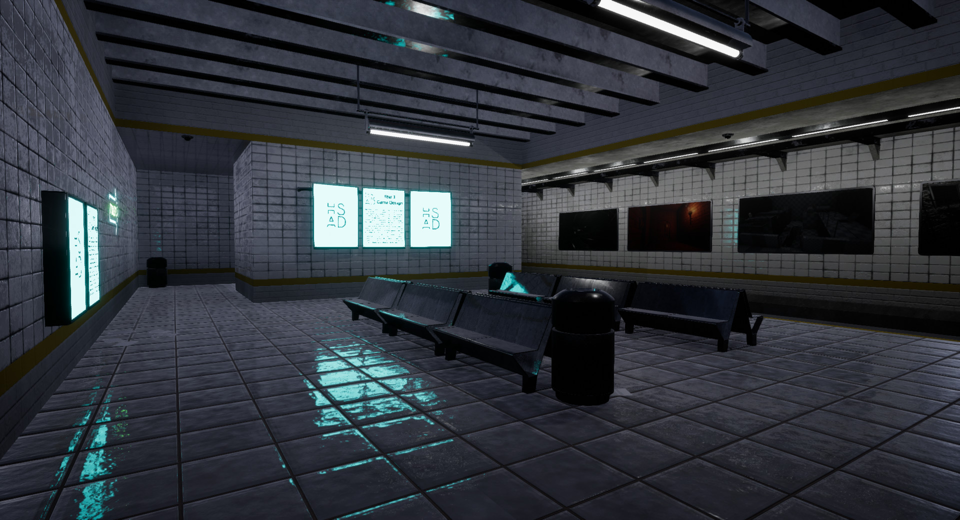 Harry Langdon - Interactive Subway Environment