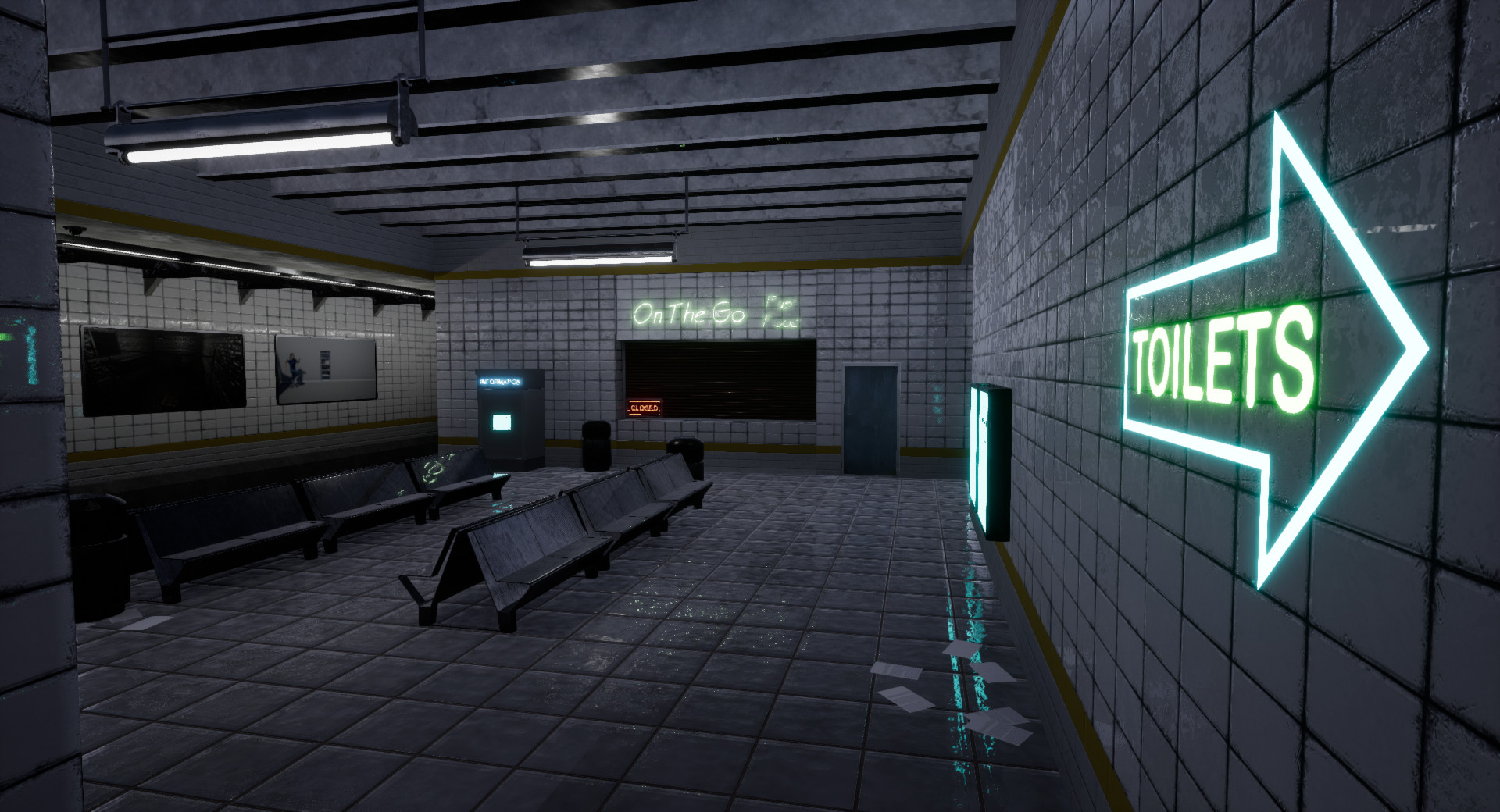 Harry Langdon - Interactive Subway Environment