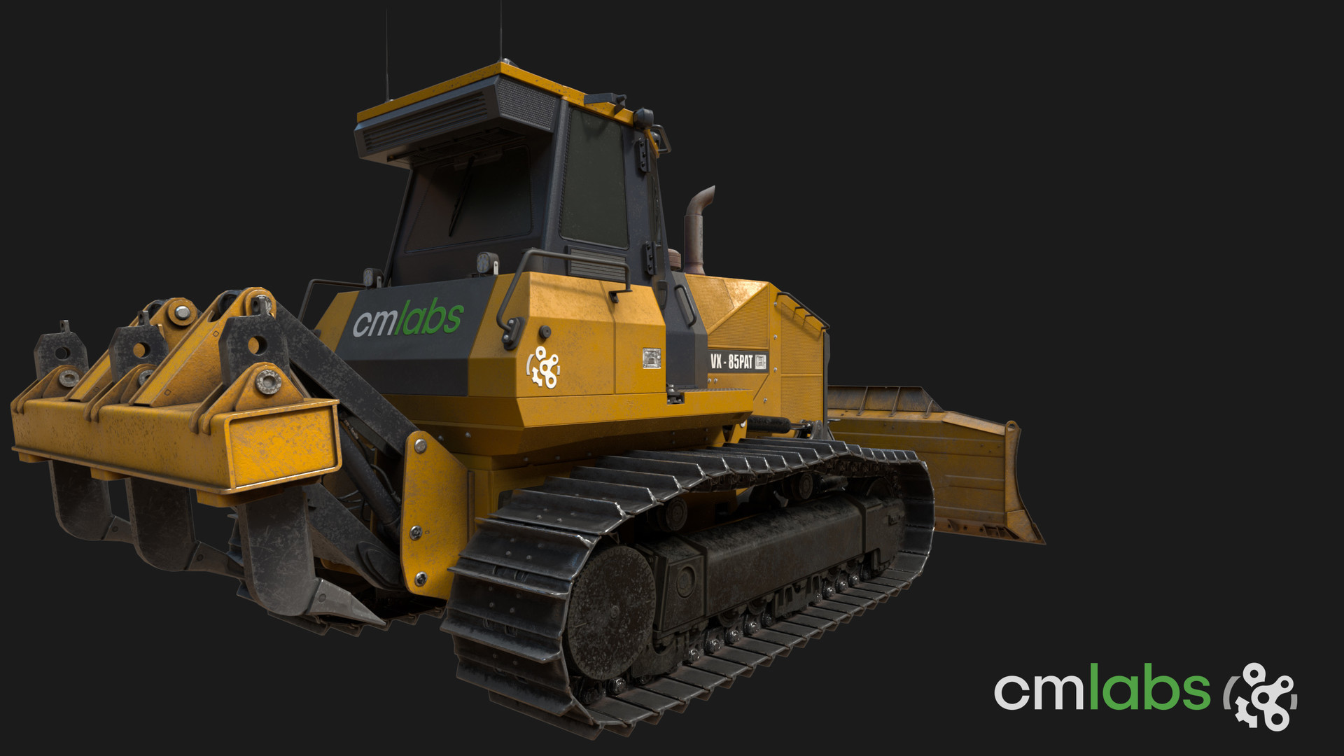 ArtStation - Dozer - Render of actual Simulation Model