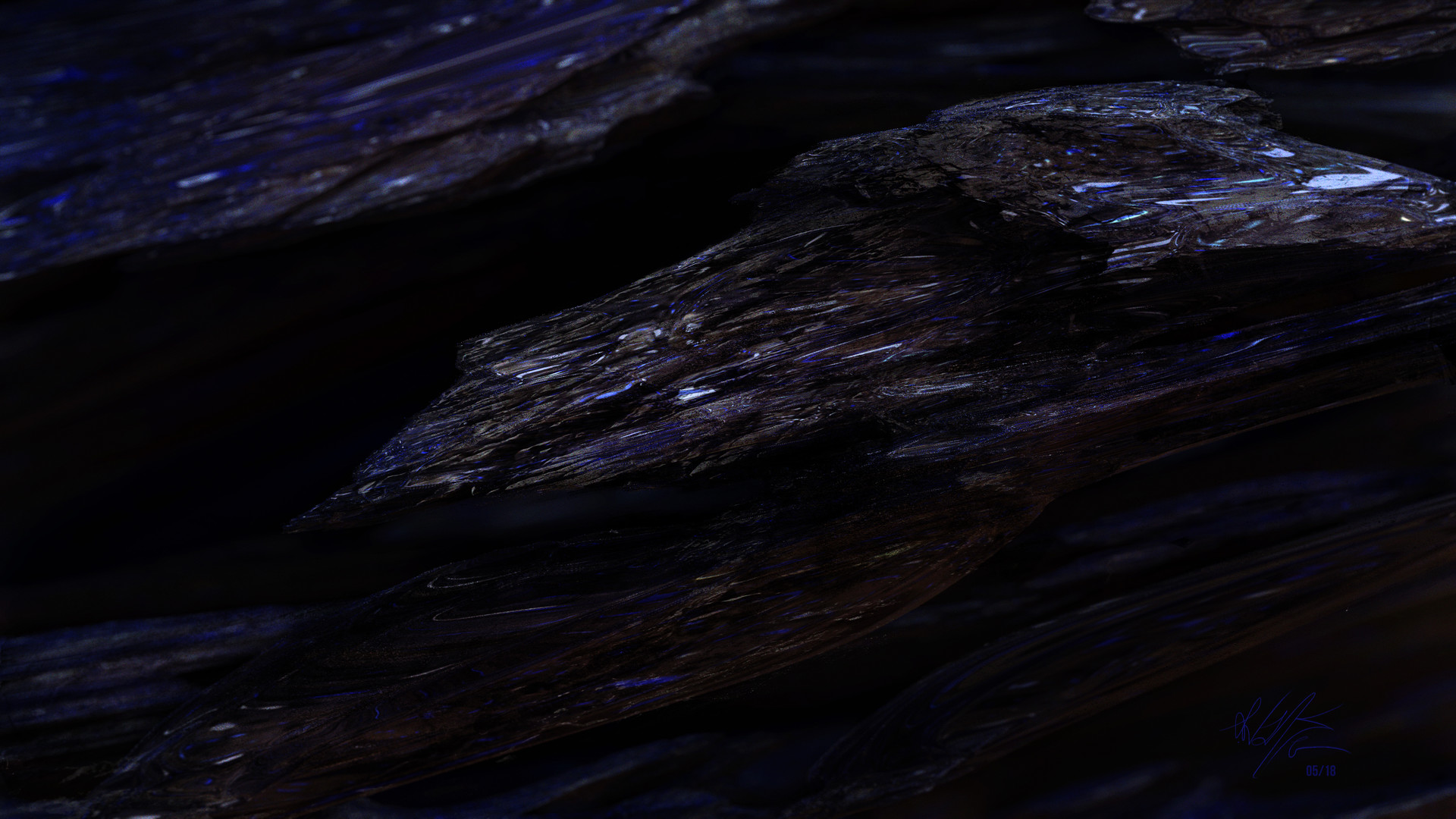 ArtStation - Blue Rock