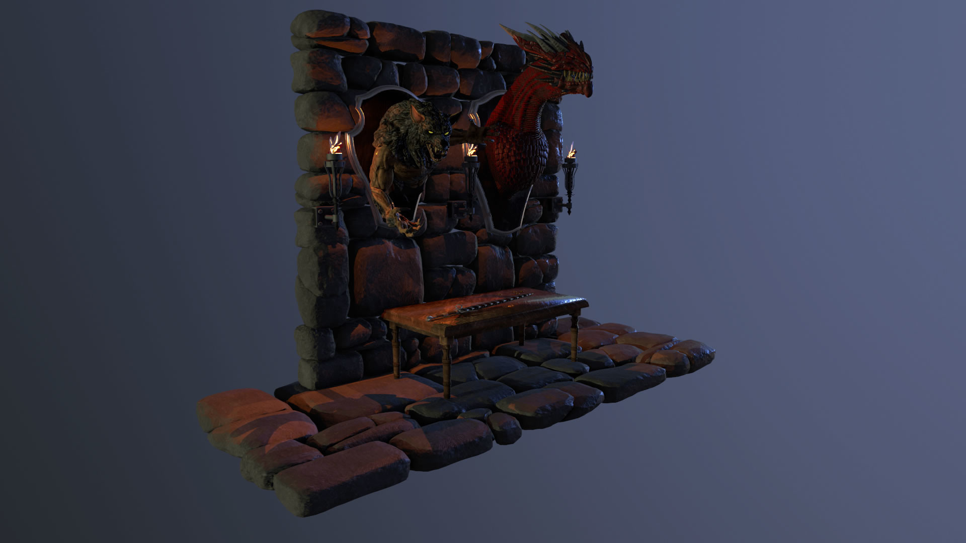 ArtStation - Witcher Scene