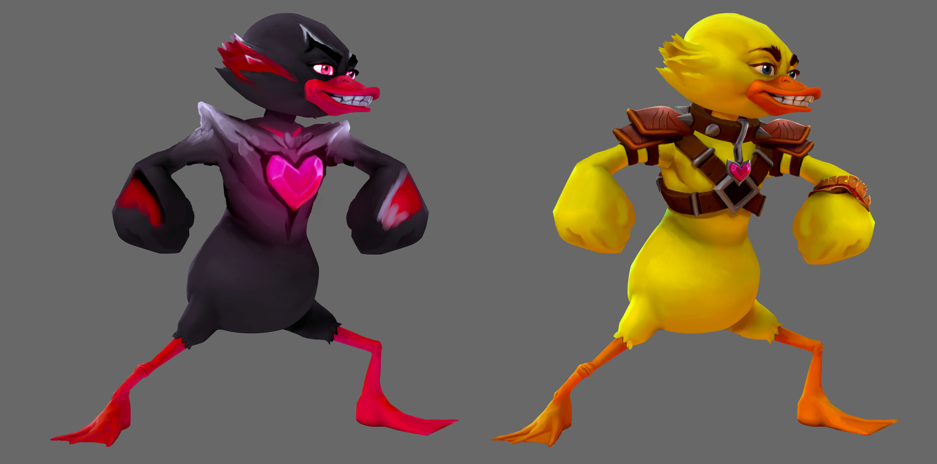 ArtStation - Project Ducky - Ducky design + thumbnails (WIP)
