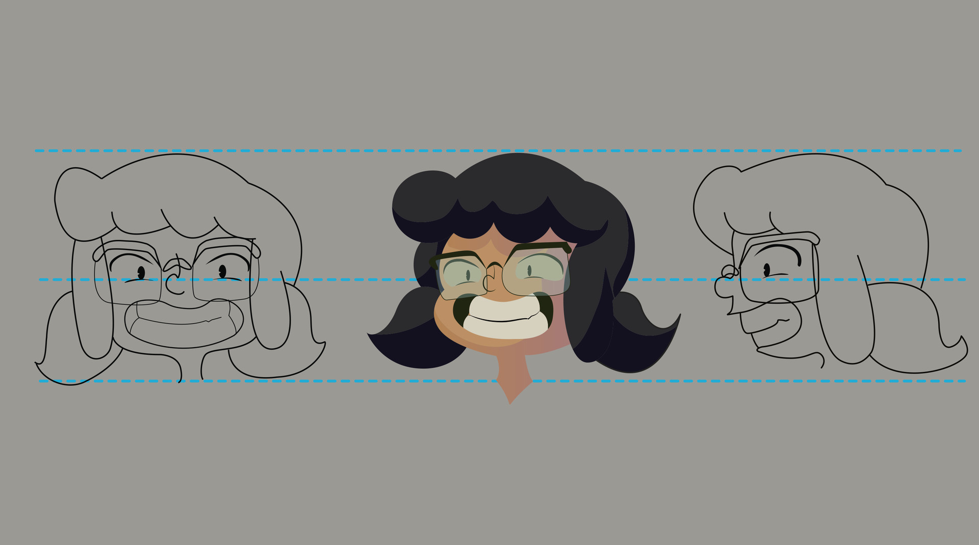 Marcela Daza - character design DD