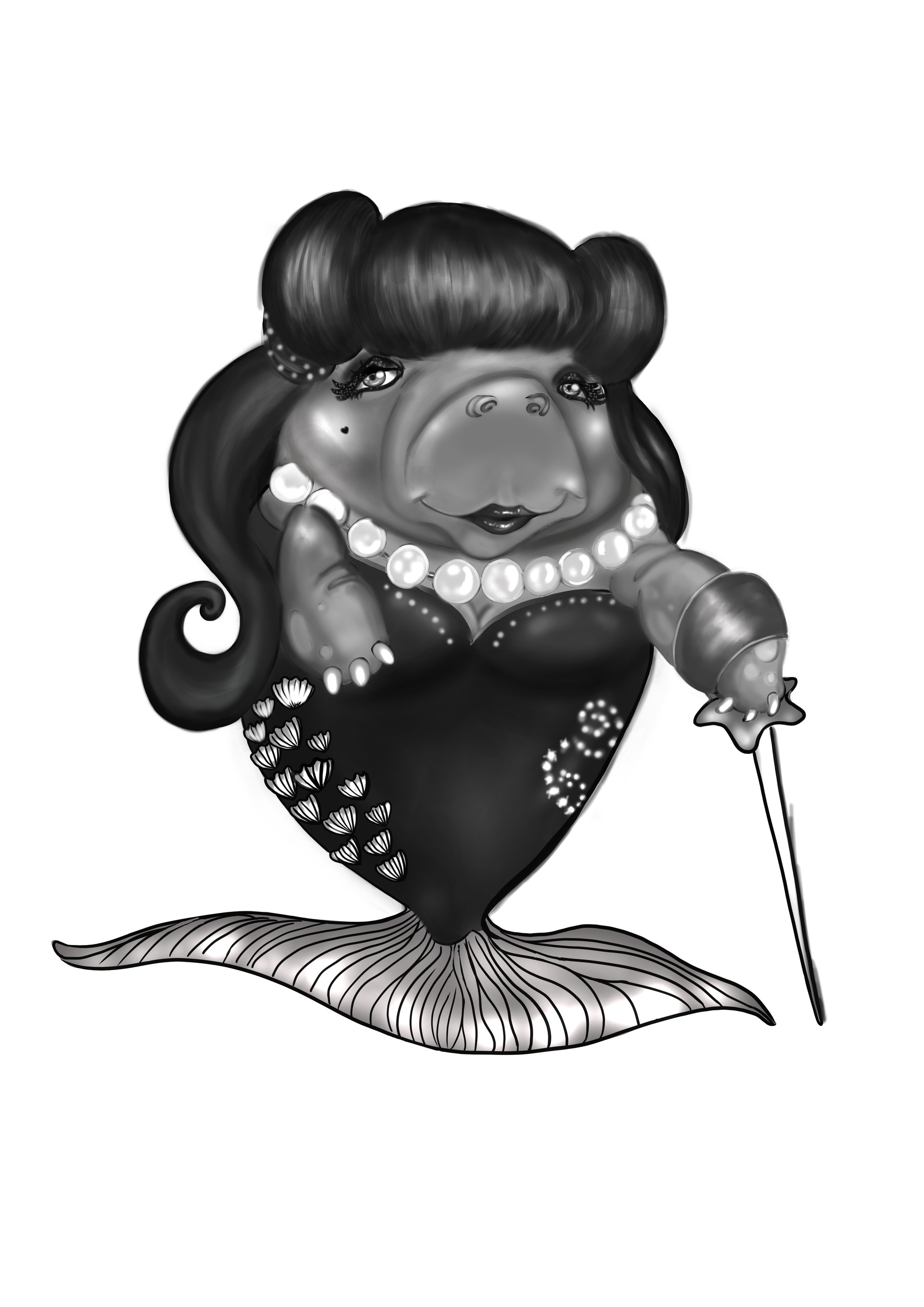 Mª del Mar Garcia Sanchez - Drag queen mermaid manatee