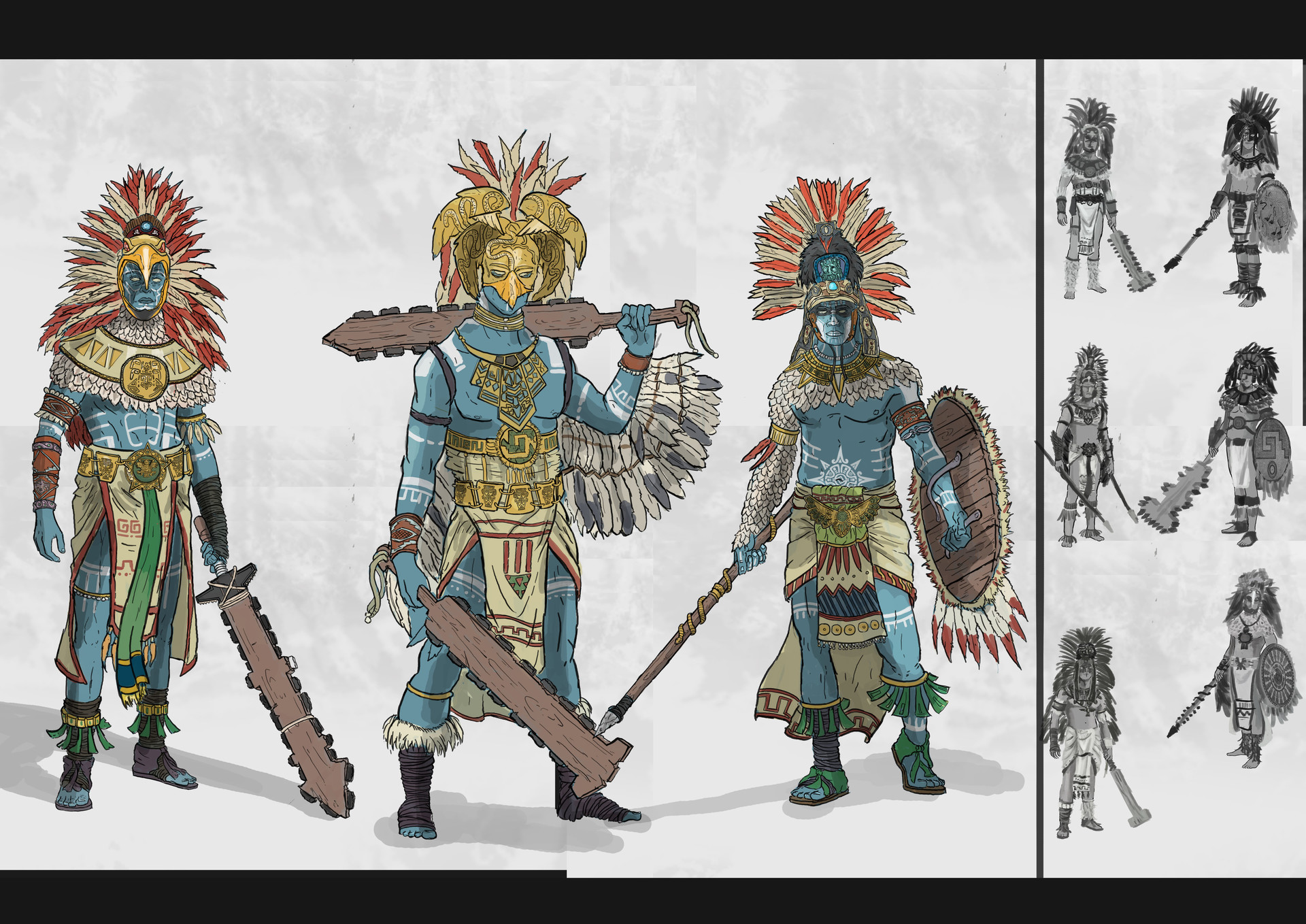 Huitzilopochtli Aztec God Of War