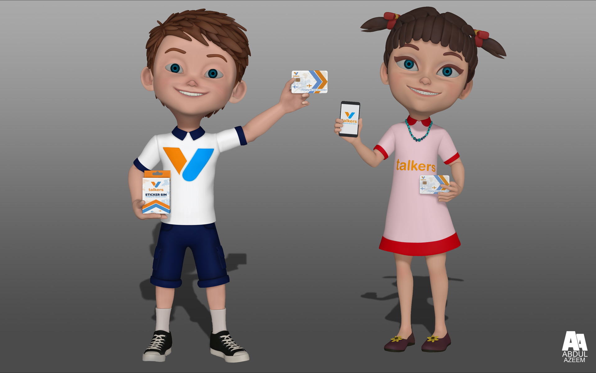 ArtStation - Vtalkers mascot characters