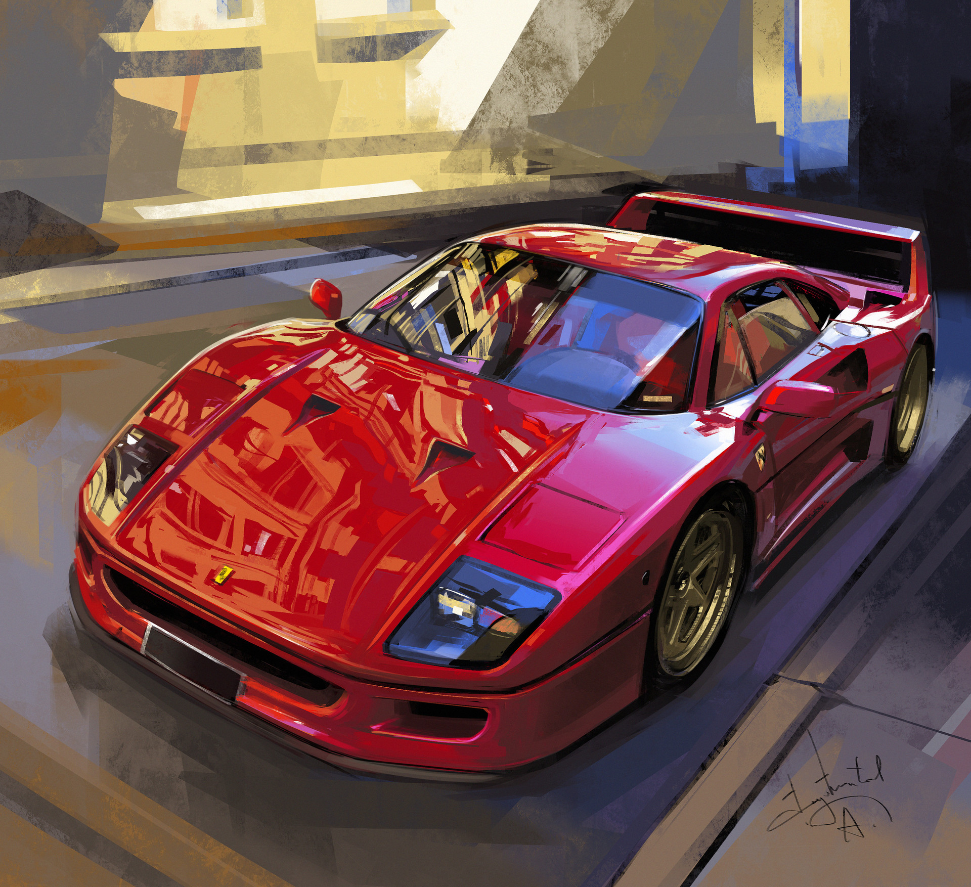 ArtStation - Ferrari F40