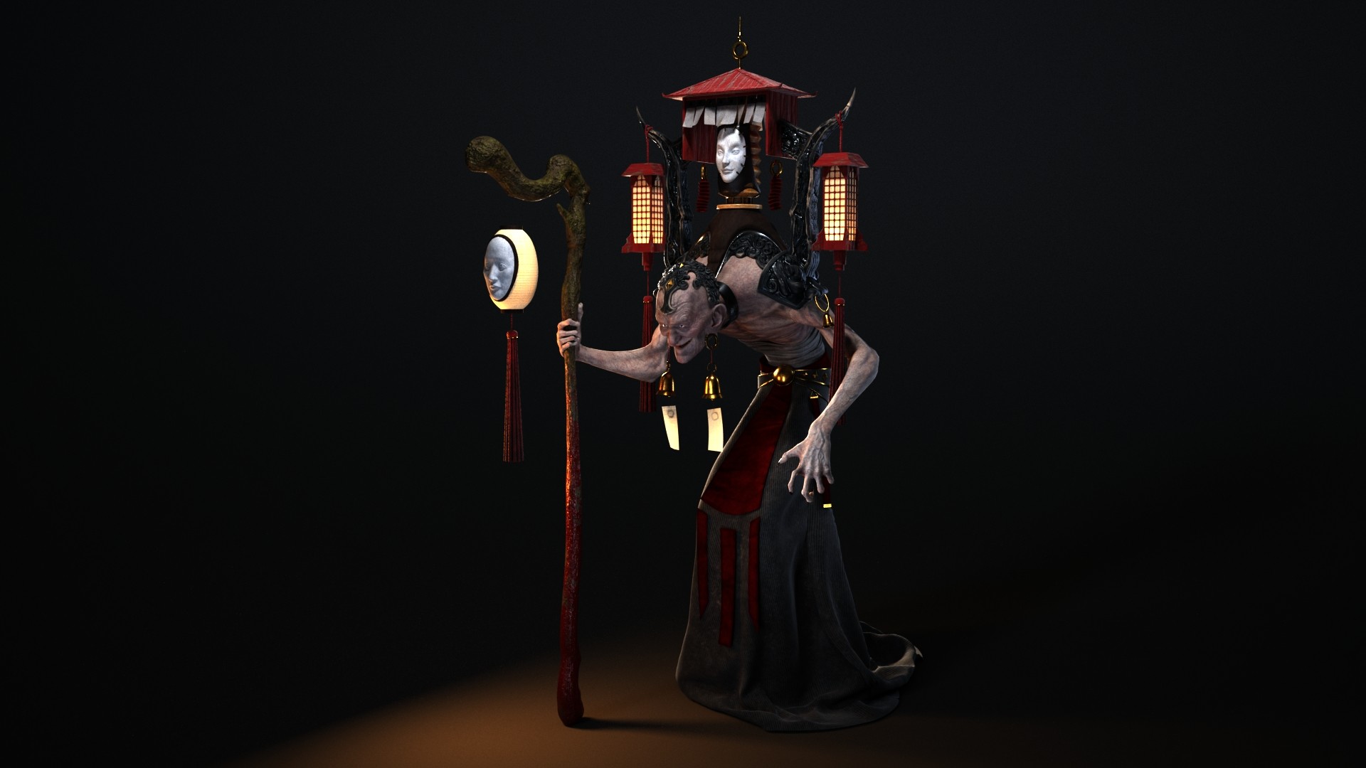 ArtStation - Demonic Old Man