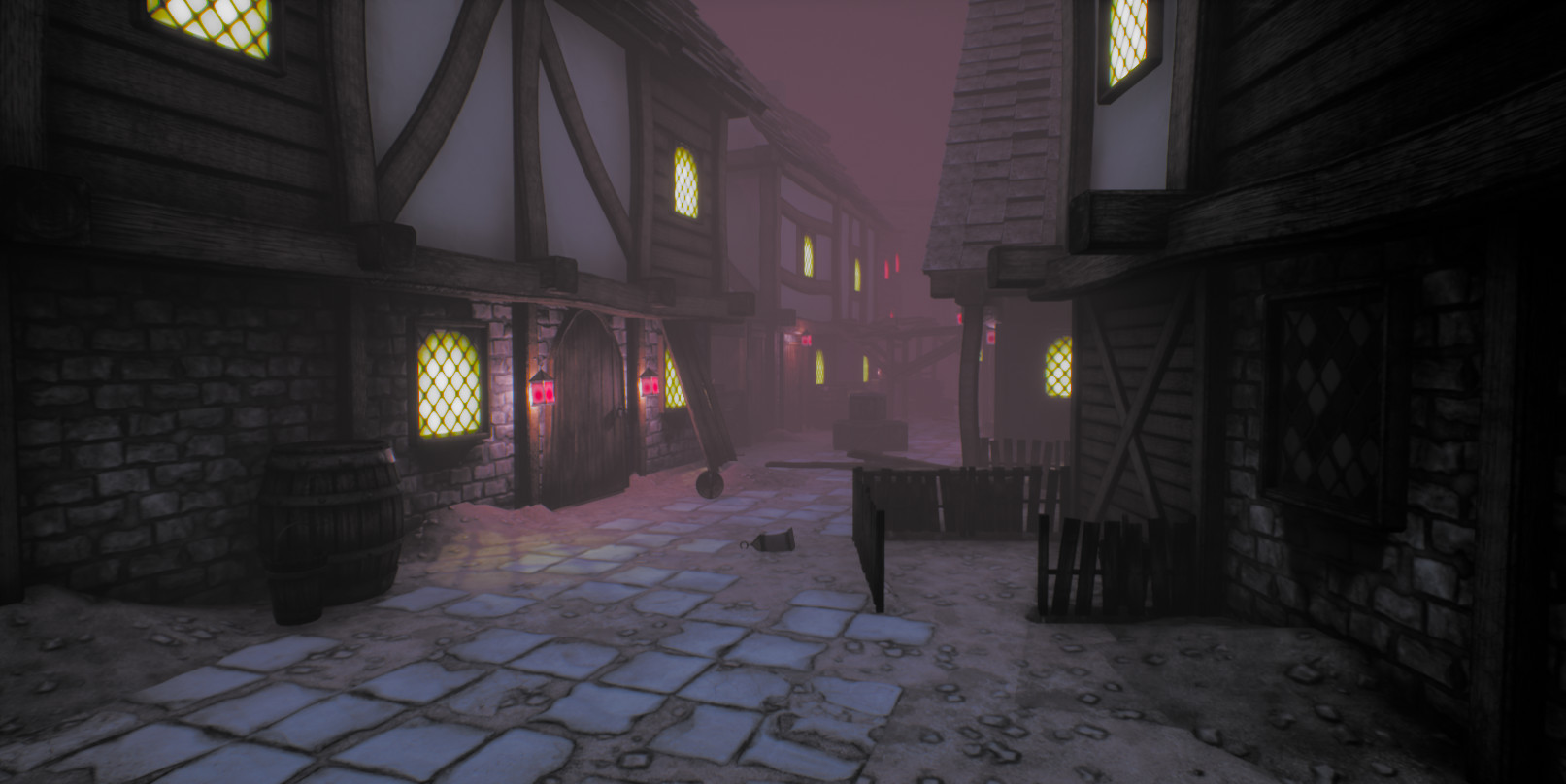 ArtStation - University Project: Medieval Fantasy Slum