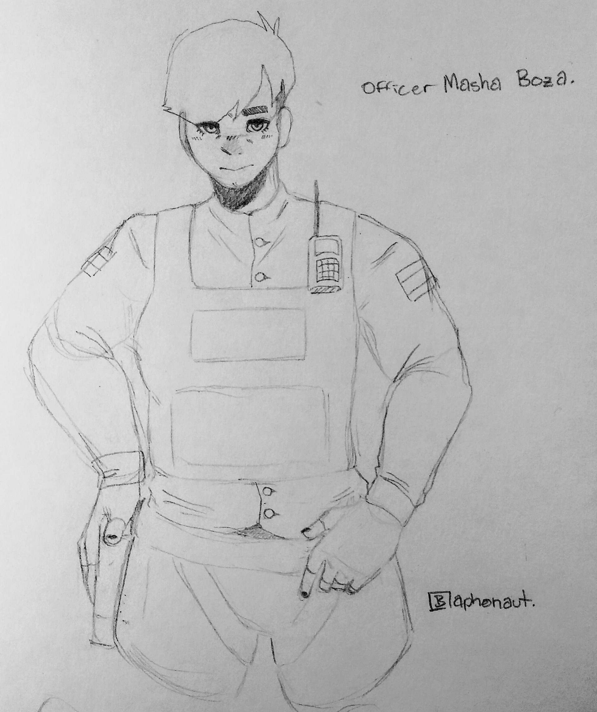 ArtStation - Russian Police character (Traditional)