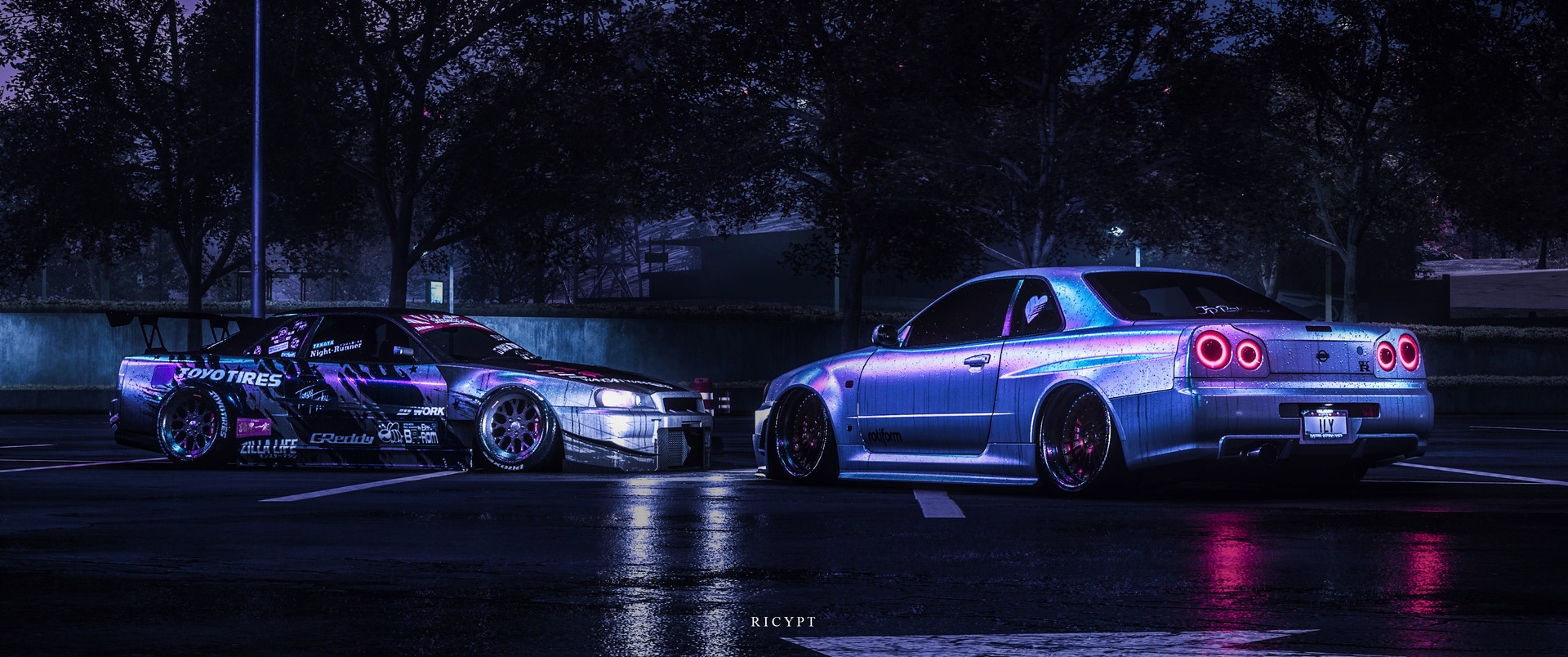 ArtStation - Race x Stance Skyline GTR (BNR34) '99