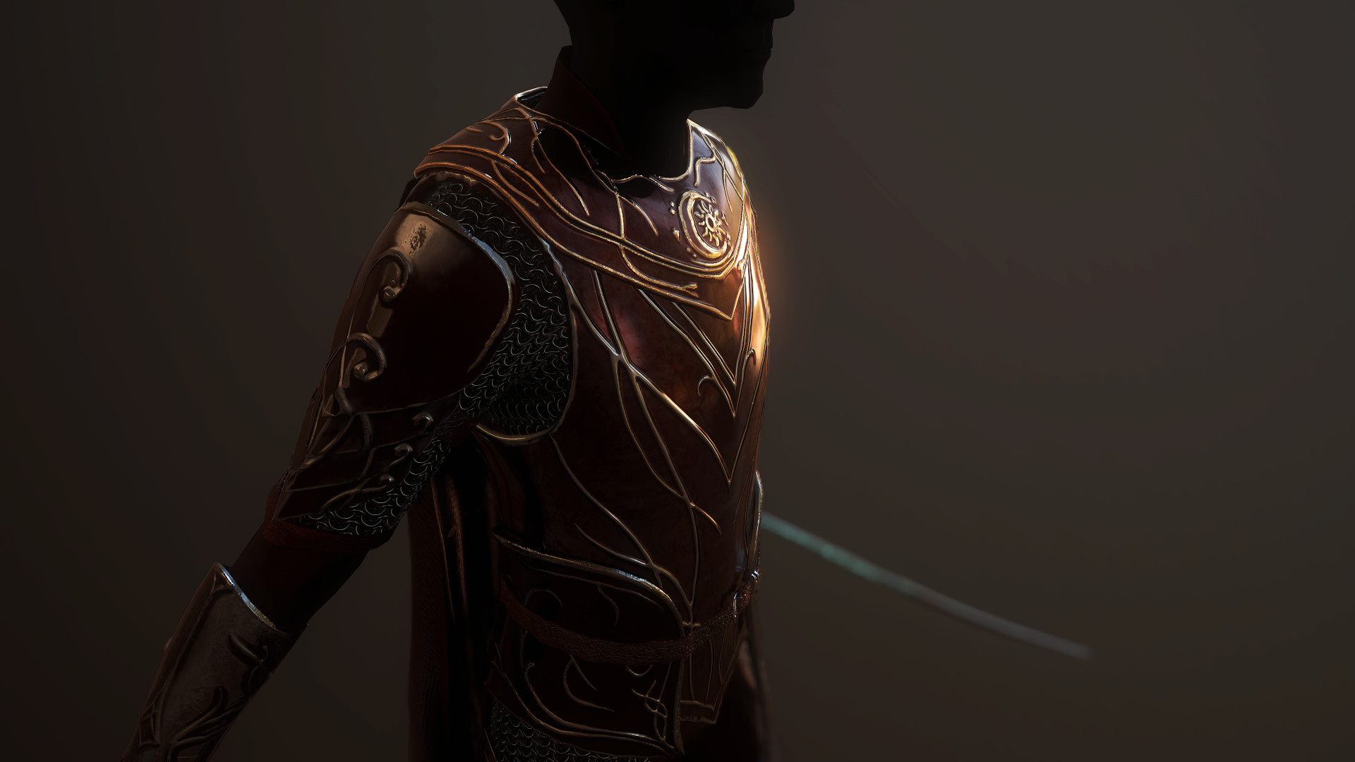 ArtStation - Armour of Nyéron, High Captain of Gondolin