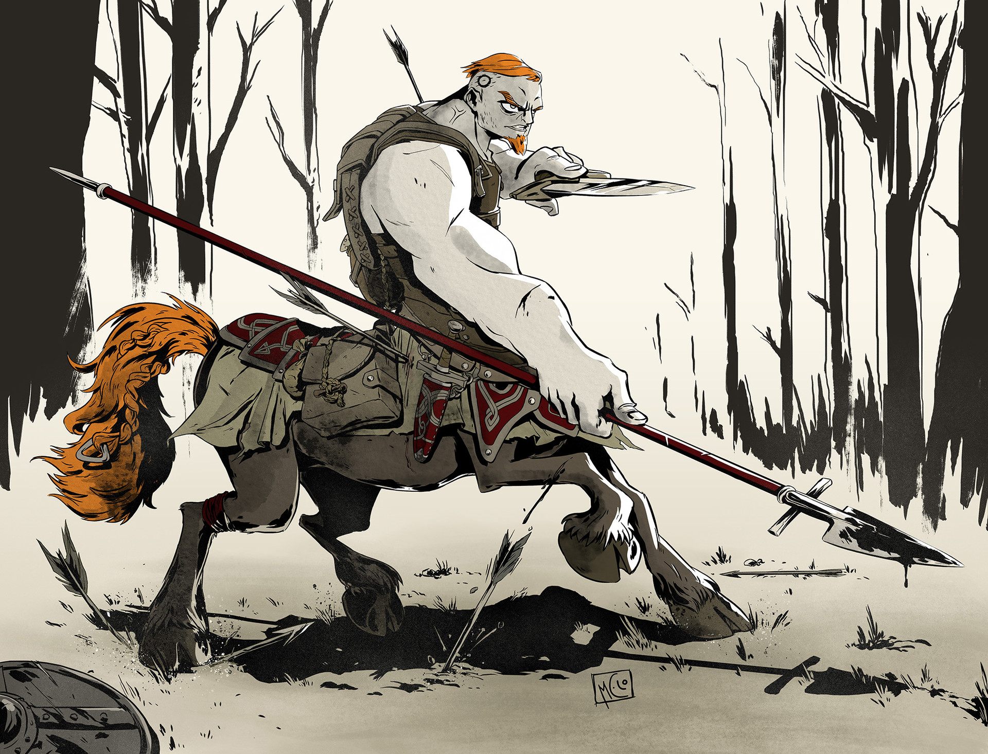 ArtStation - Centaur Warrior