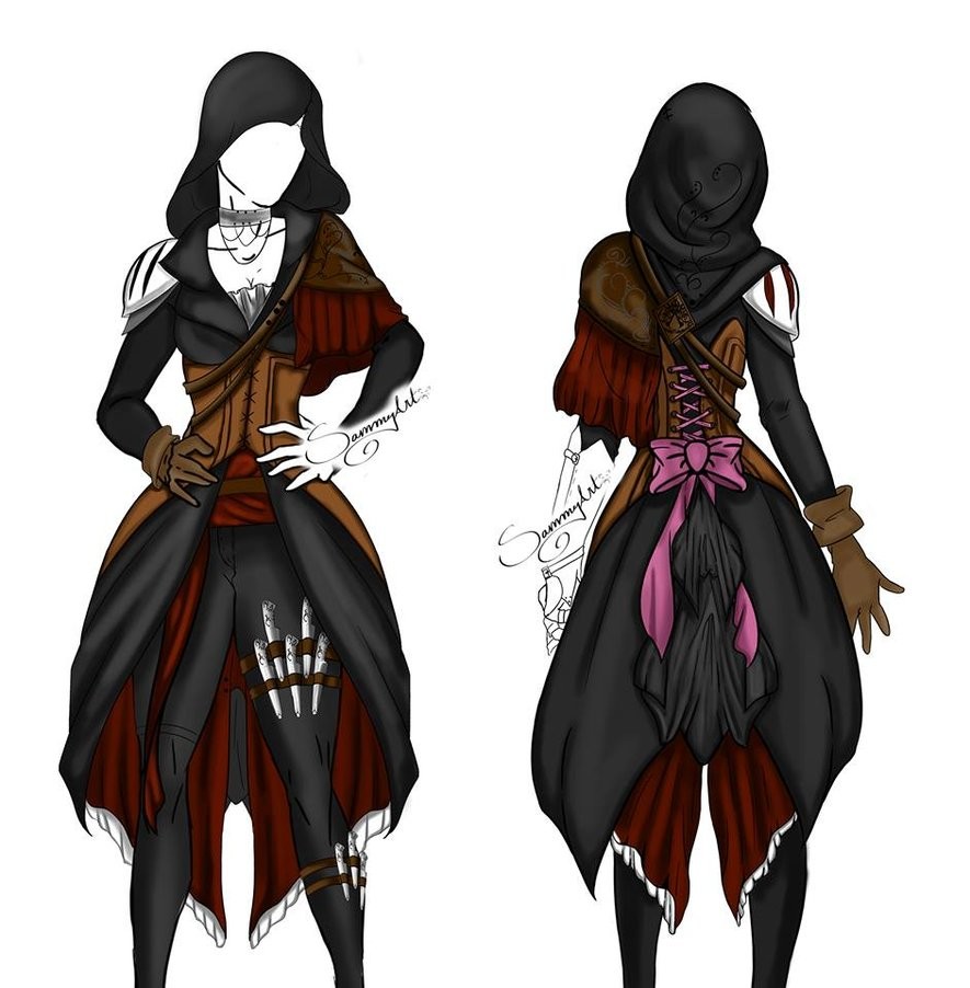 how to draw assassin hoods