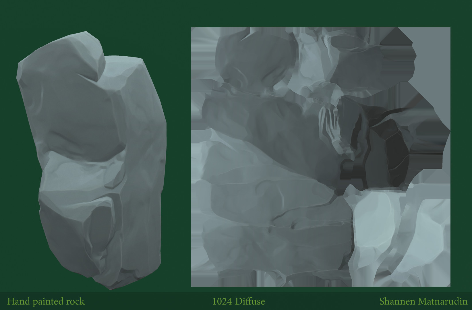 Painted Rock Texture