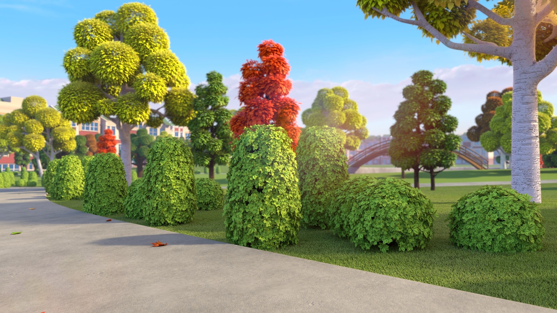 Sercan Yasar - Houdini Procedural Tree Leaf Setup