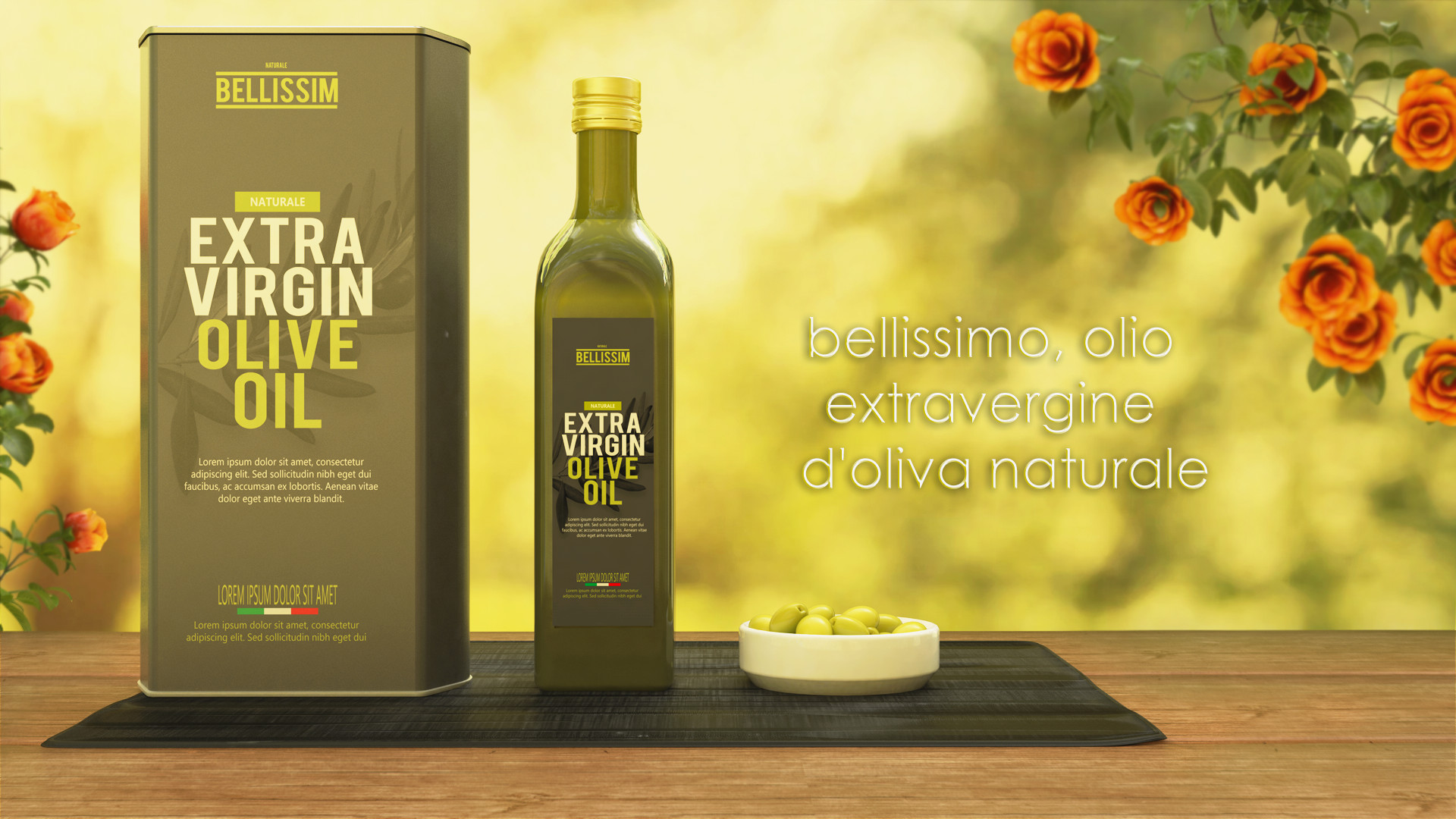 ArtStation - Italian Olive Oil Visualisation