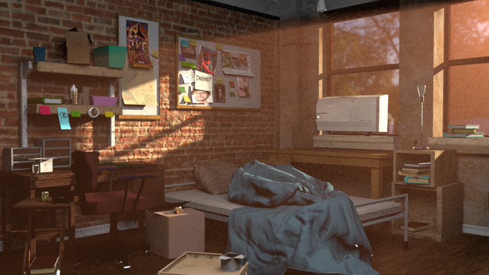 ArtStation - Spider-Man room