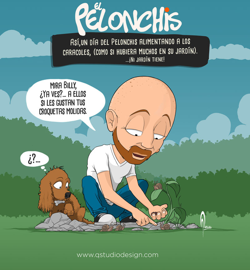 ArtStation - El Pelonchis. Feeding snails