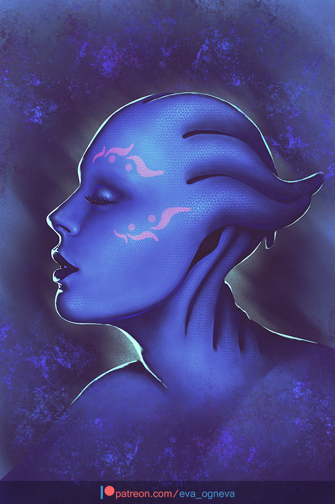 ArtStation - Random asari portrait
