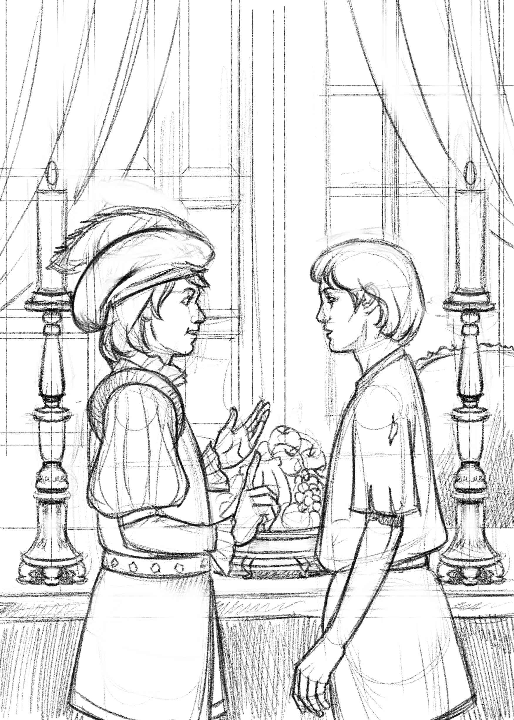 prince and the pauper coloring pages