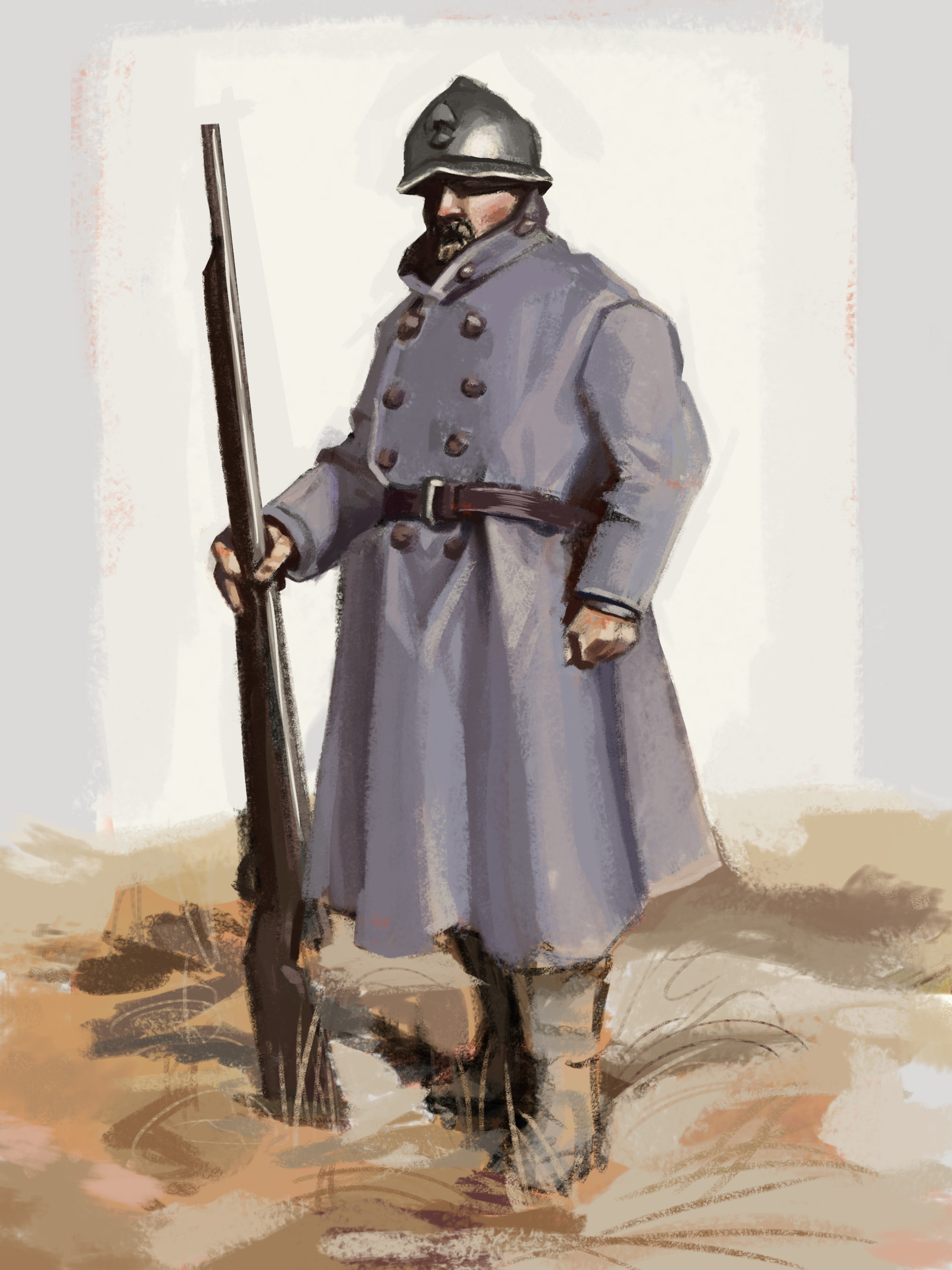ArtStation - Study - French Soldier
