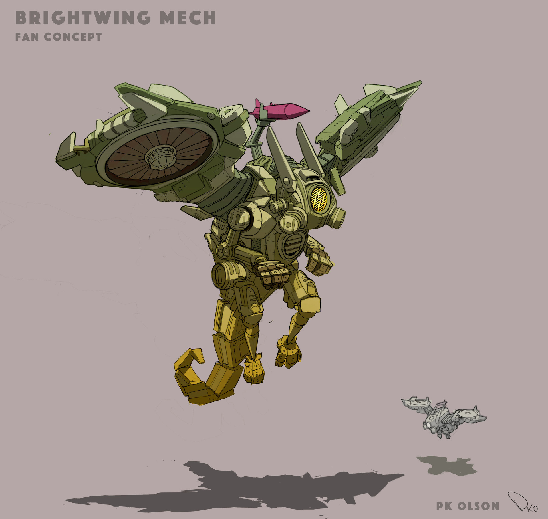 ArtStation - Brightwing Mech