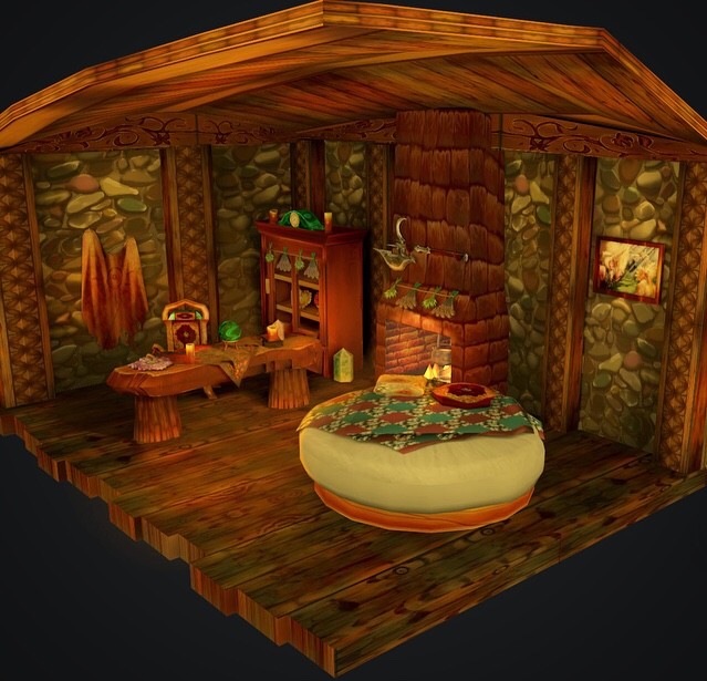ArtStation - Pagan Cabin