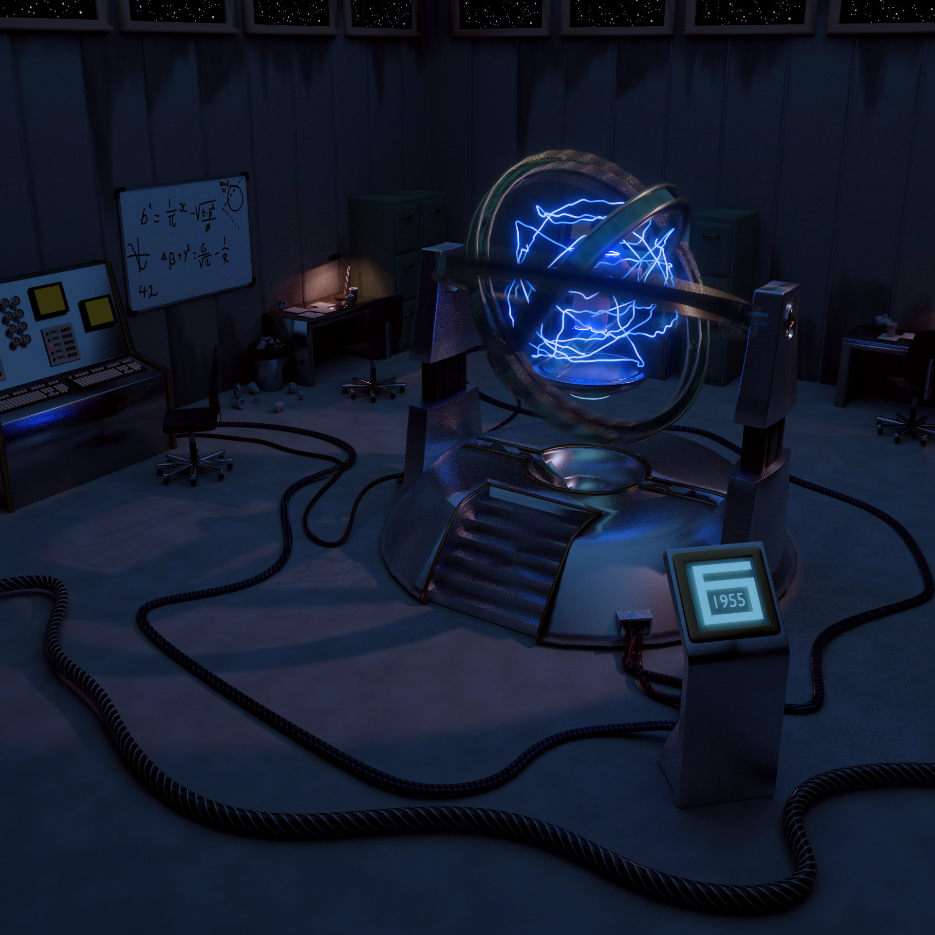 ArtStation - Time machine (#126 weeklycgchallenge)