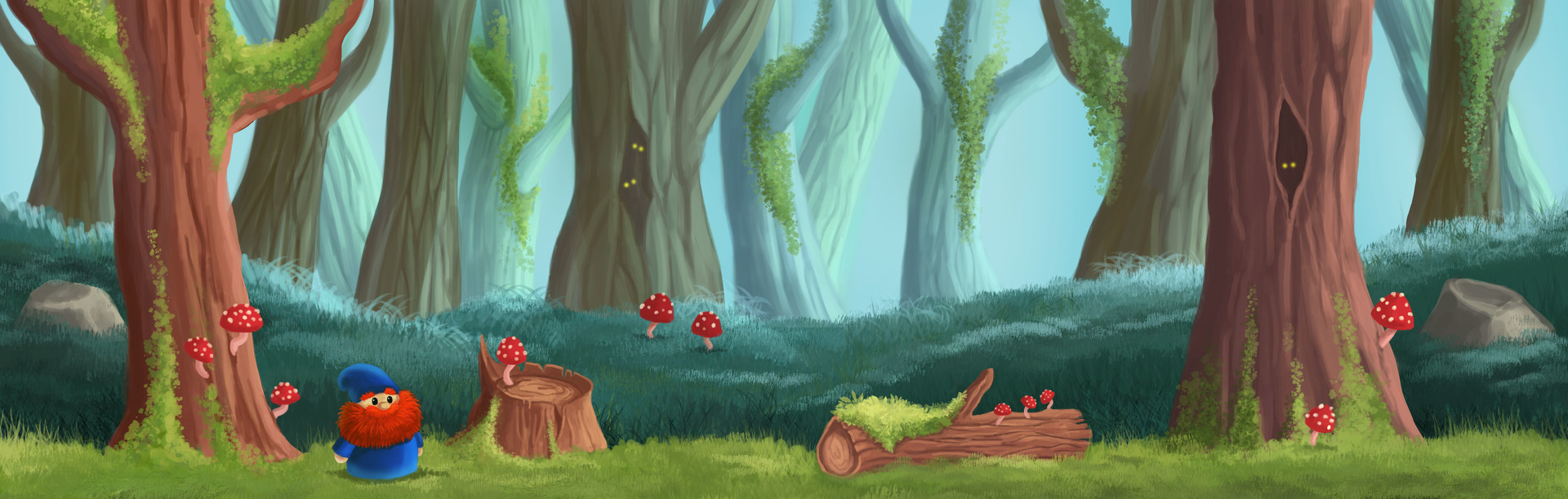 ArtStation - Magic forest game location