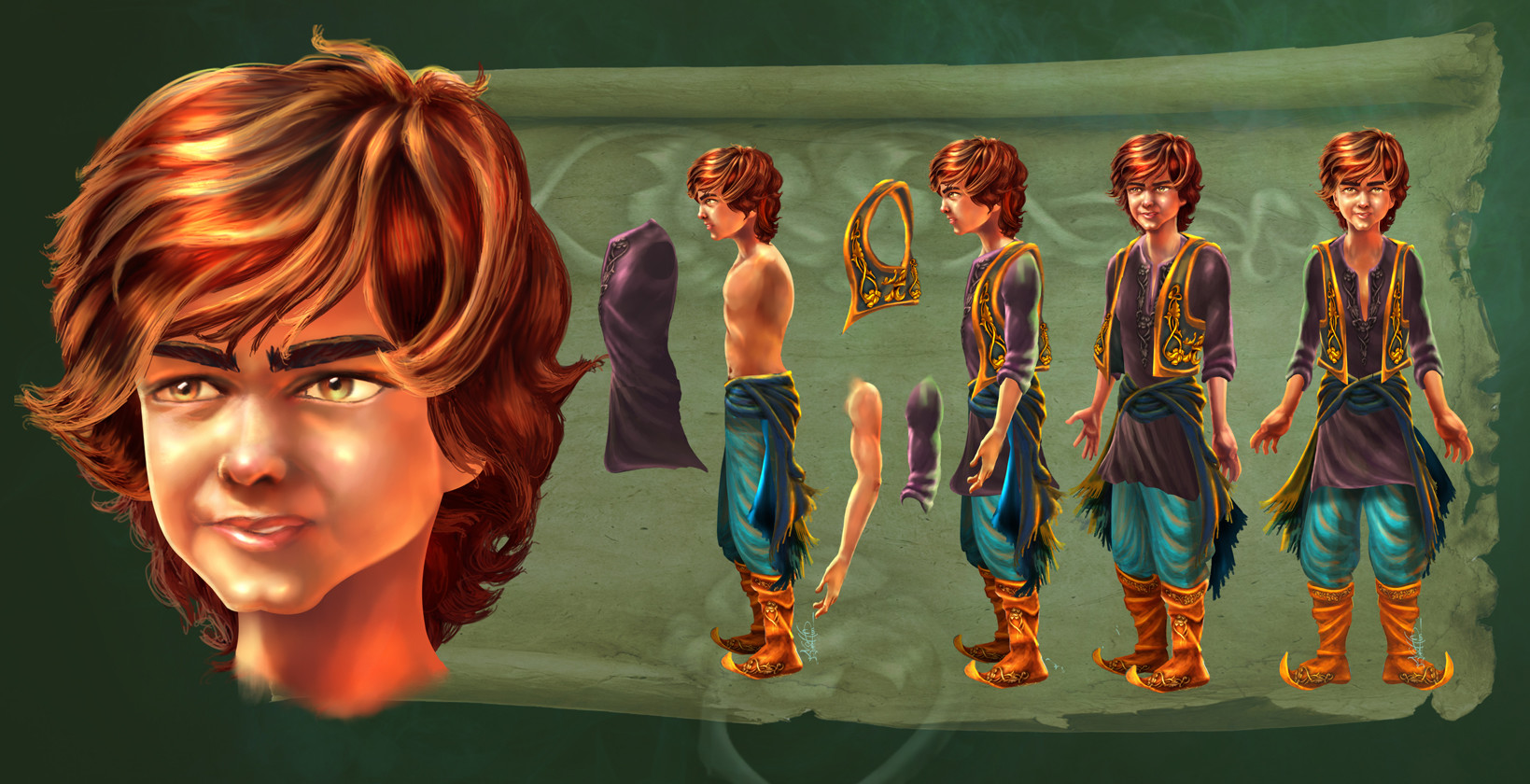 ArtStation - Ebn Batota as a kid