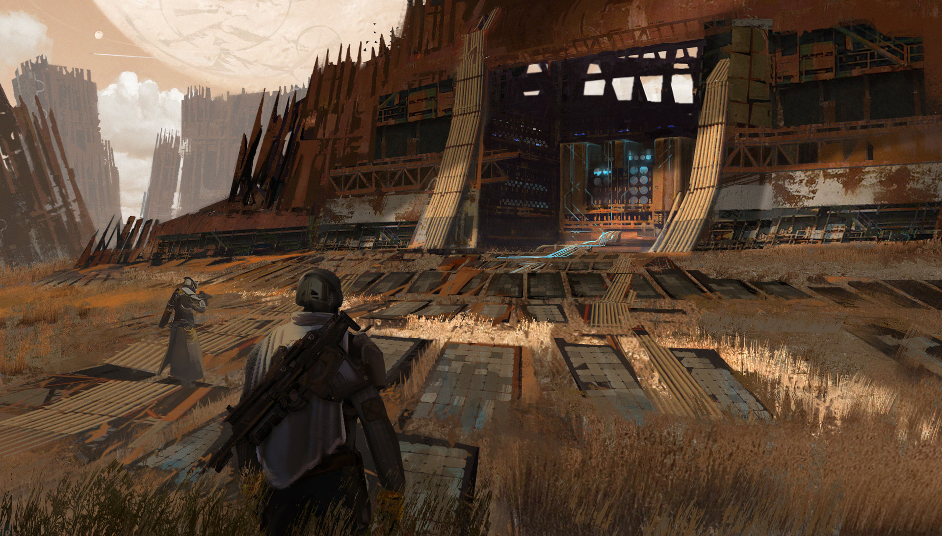 ArtStation - Destiny fan art - Abandoned factory
