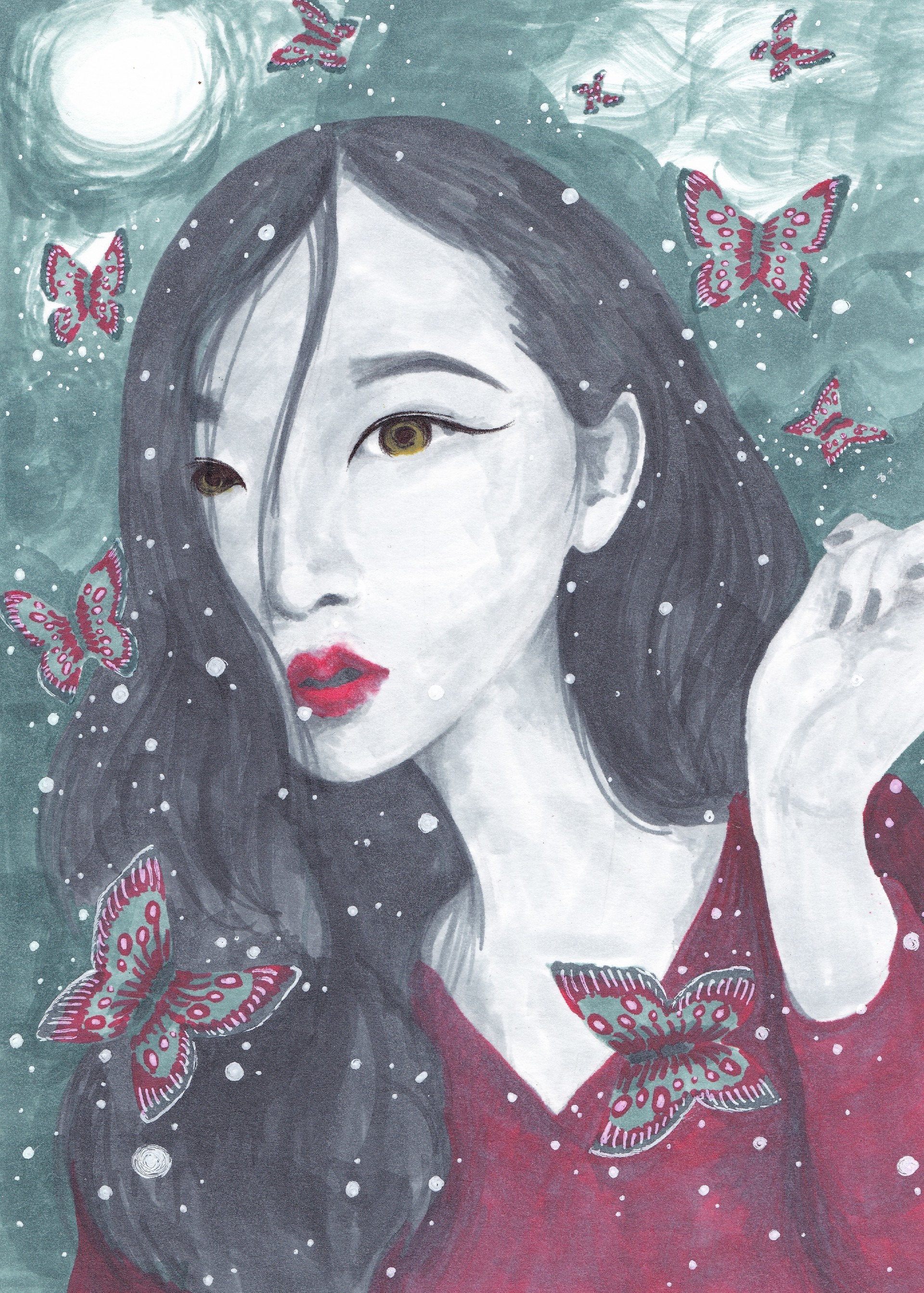 ArtStation - Butterfly Girl