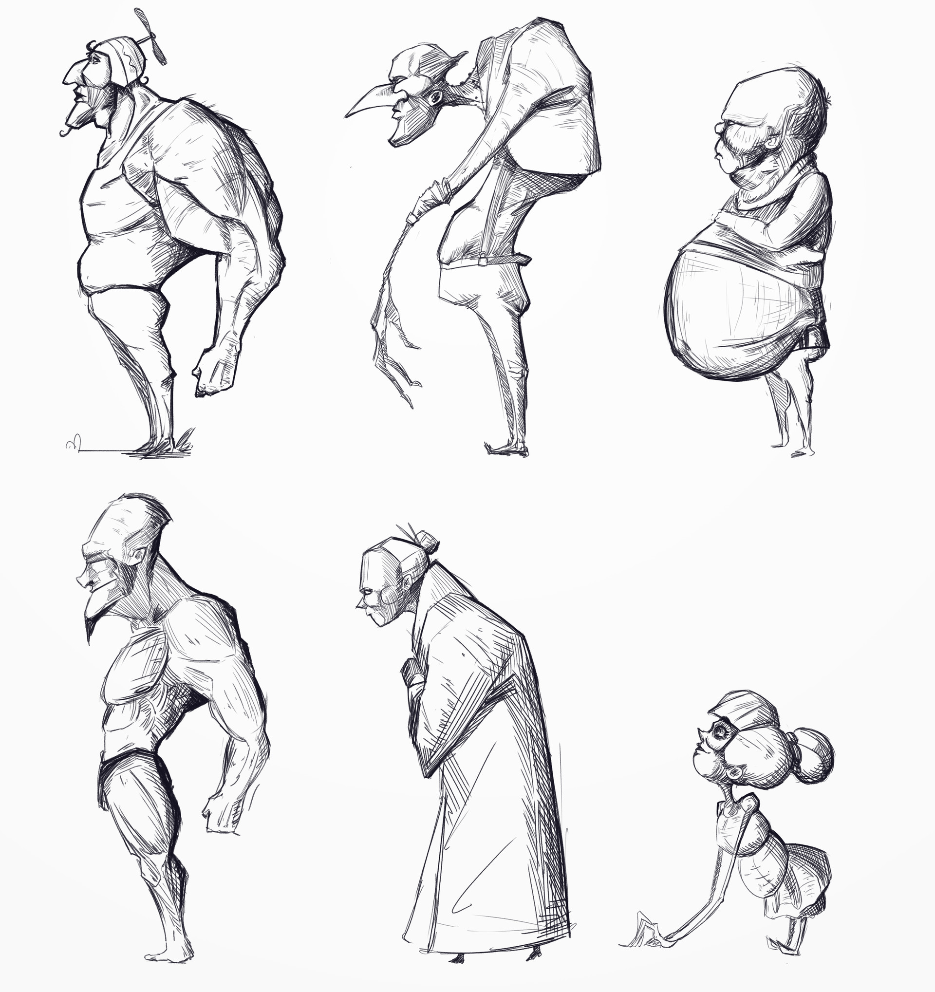 how to draw weird characters