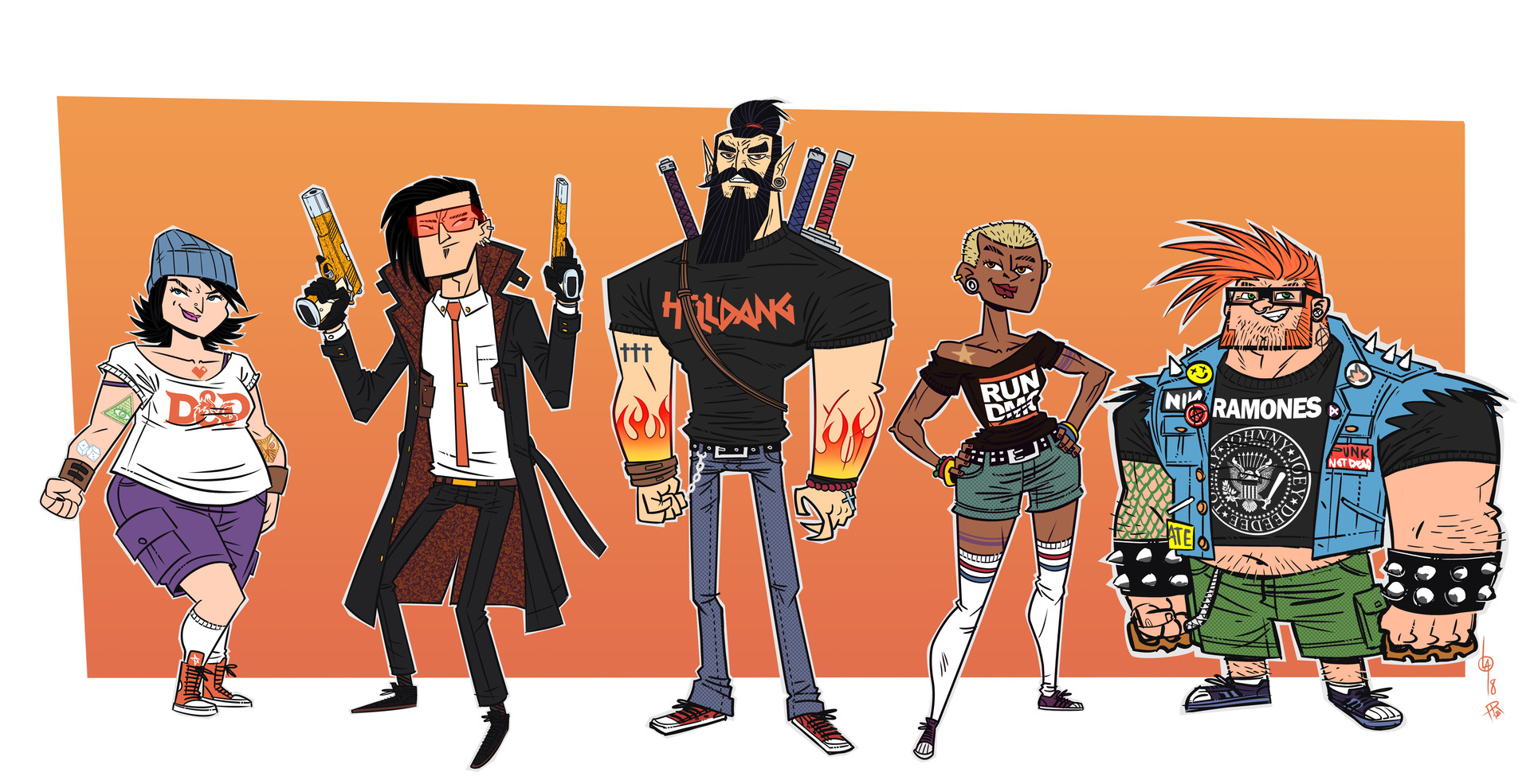 Rafael Paiva - Decahedron - Character Lineup