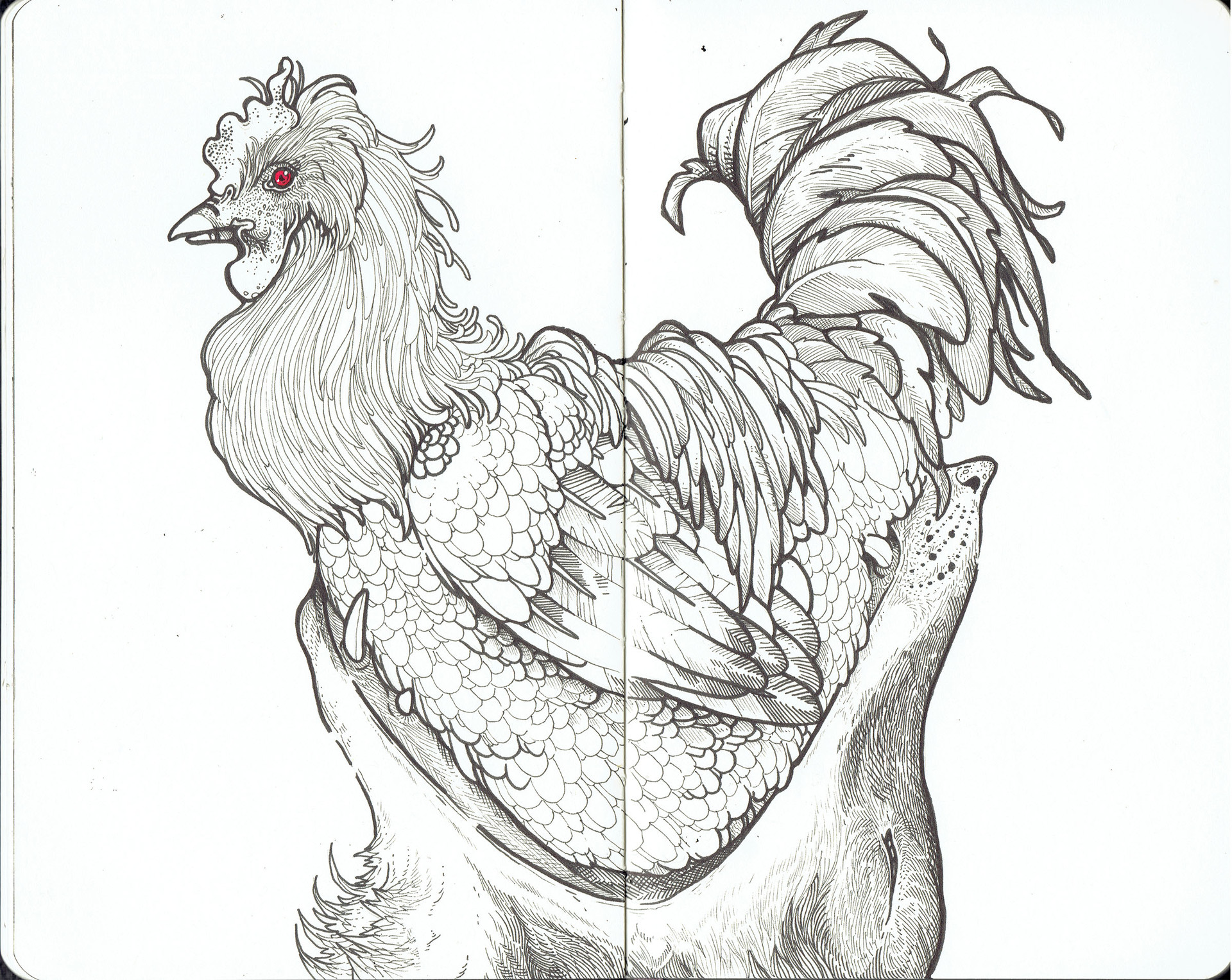 ArtStation - Fox and Rooster