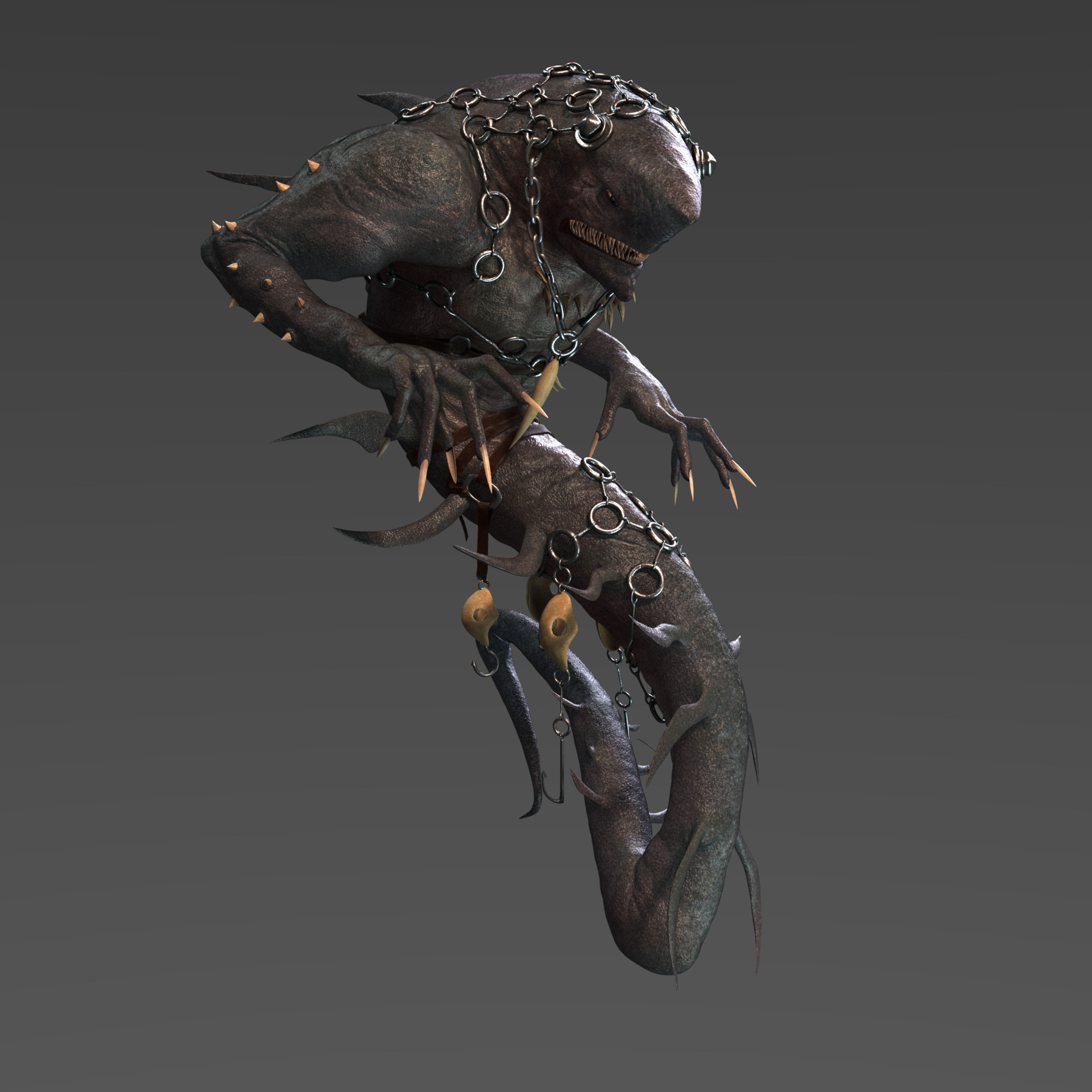 ArtStation - Shark Creature model