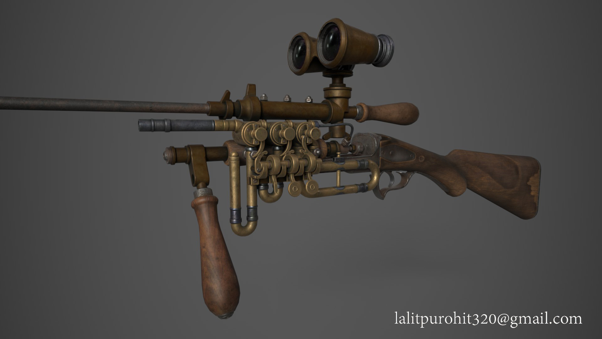 ArtStation - Steampunk Gun