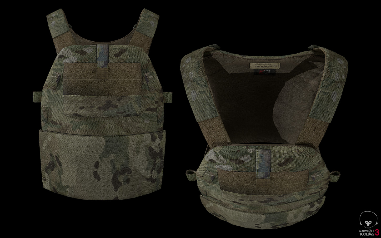 UnderSiege Productionz - LBT-6094 Slick Modular Plate Carrier