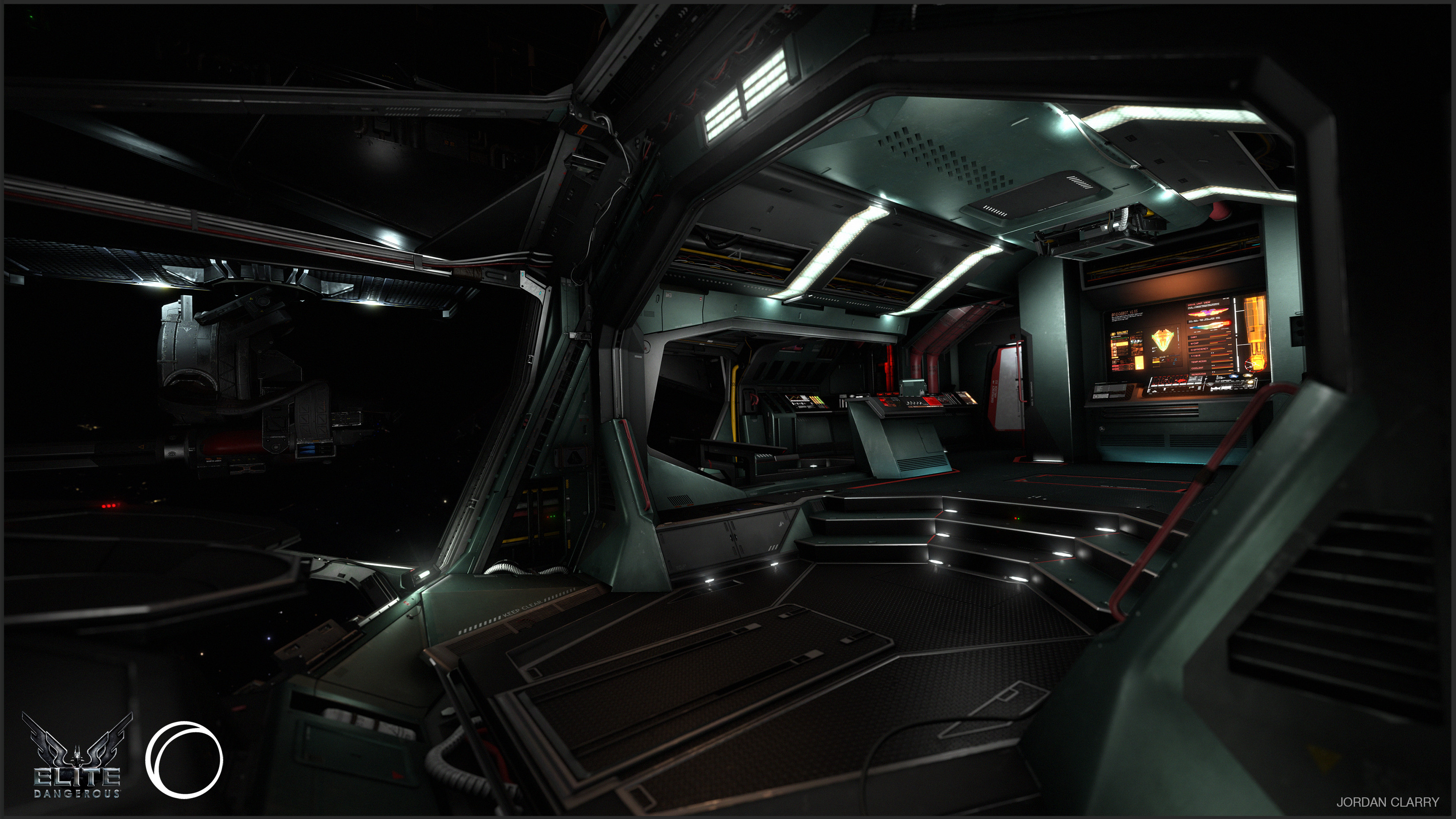 Jordan Clarry additional work - Krait cockpit - Elite Dangerous