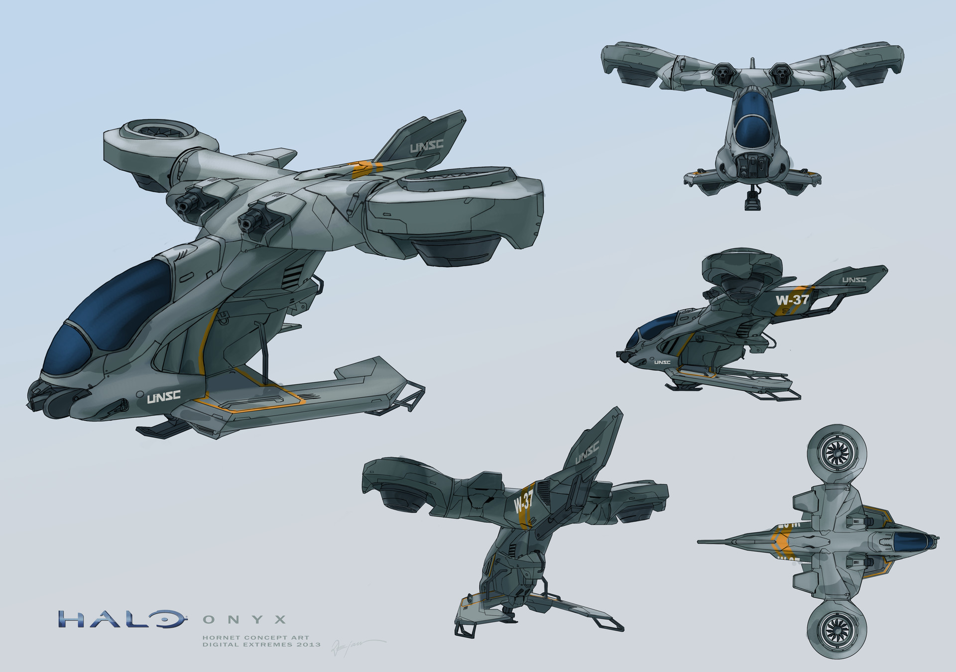 Halo 4 Unsc Air Vehicles