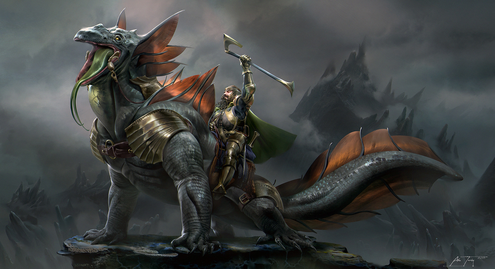 The Sultan and Tuko by Abe Taraky : r/ImaginaryBeasts