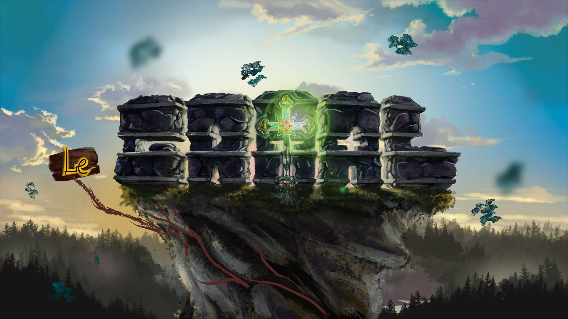 ArtStation - le GRAAL working on an Animation with After effects