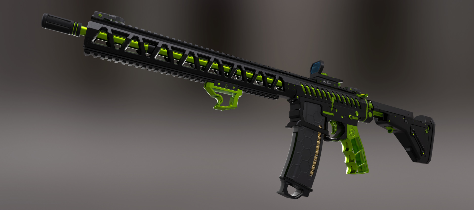 Nandor Kiraly - F-1 Skeleton AR-15