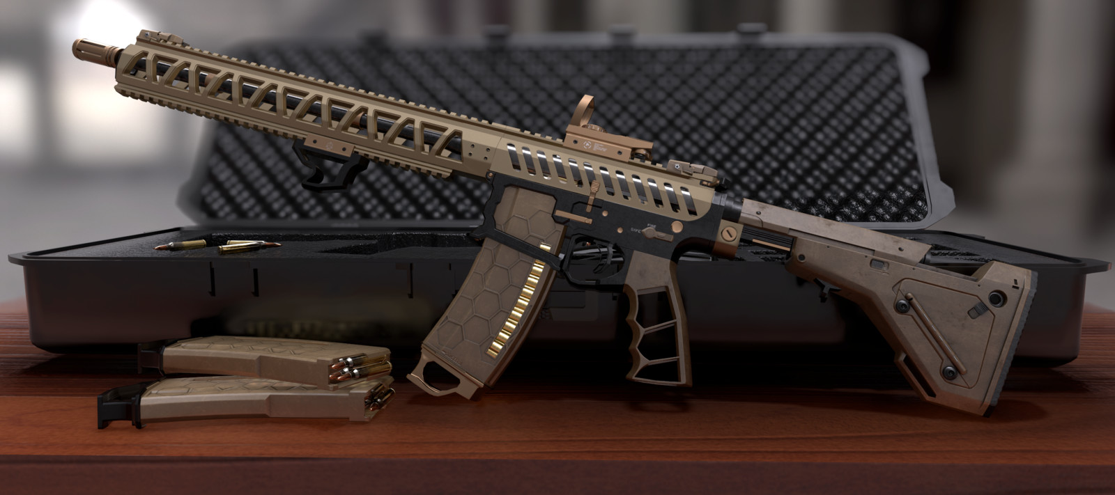 Nandor Kiraly - F-1 Skeleton AR-15