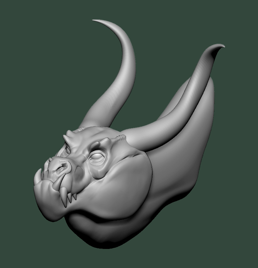 Thomas Olson - Bulky dragon sketch